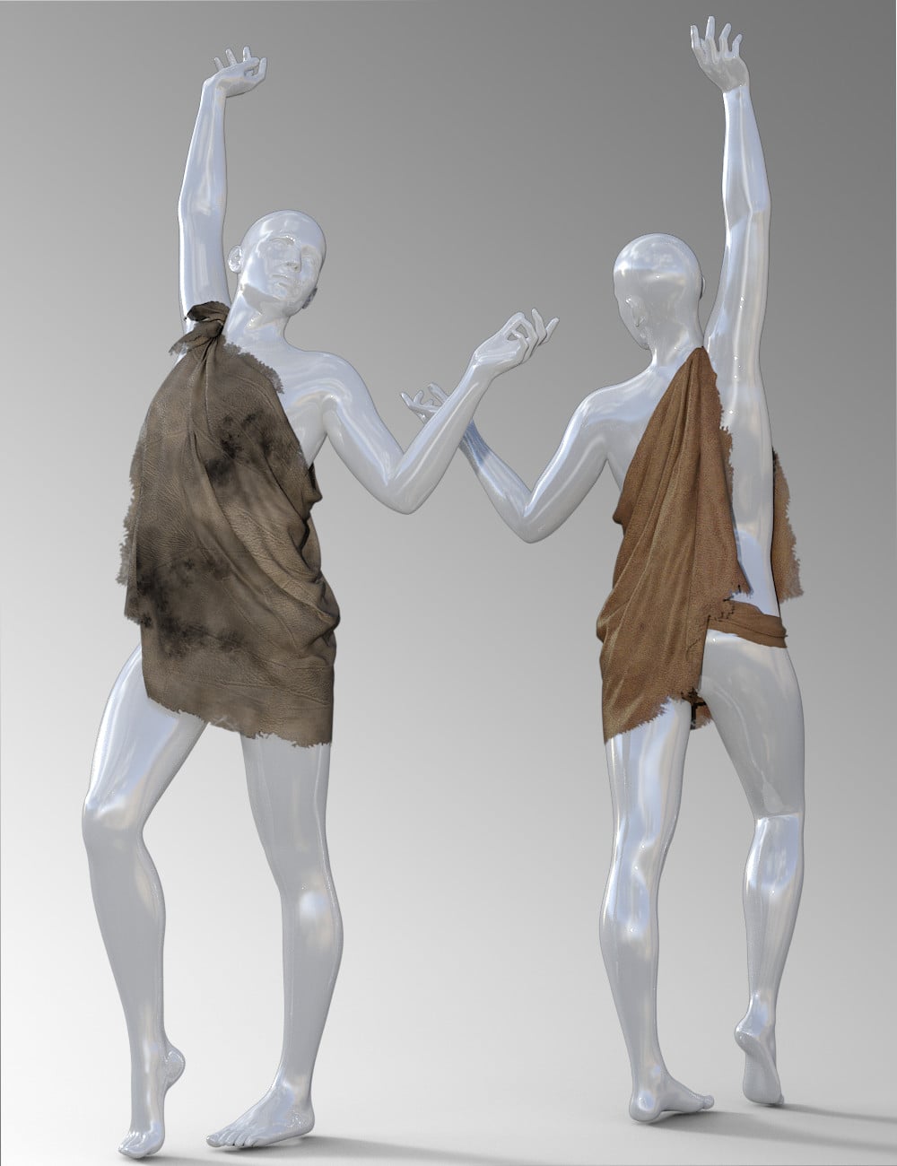 dForce Simple Loincloth 3 for Gensis 9 and 8 | Daz 3D