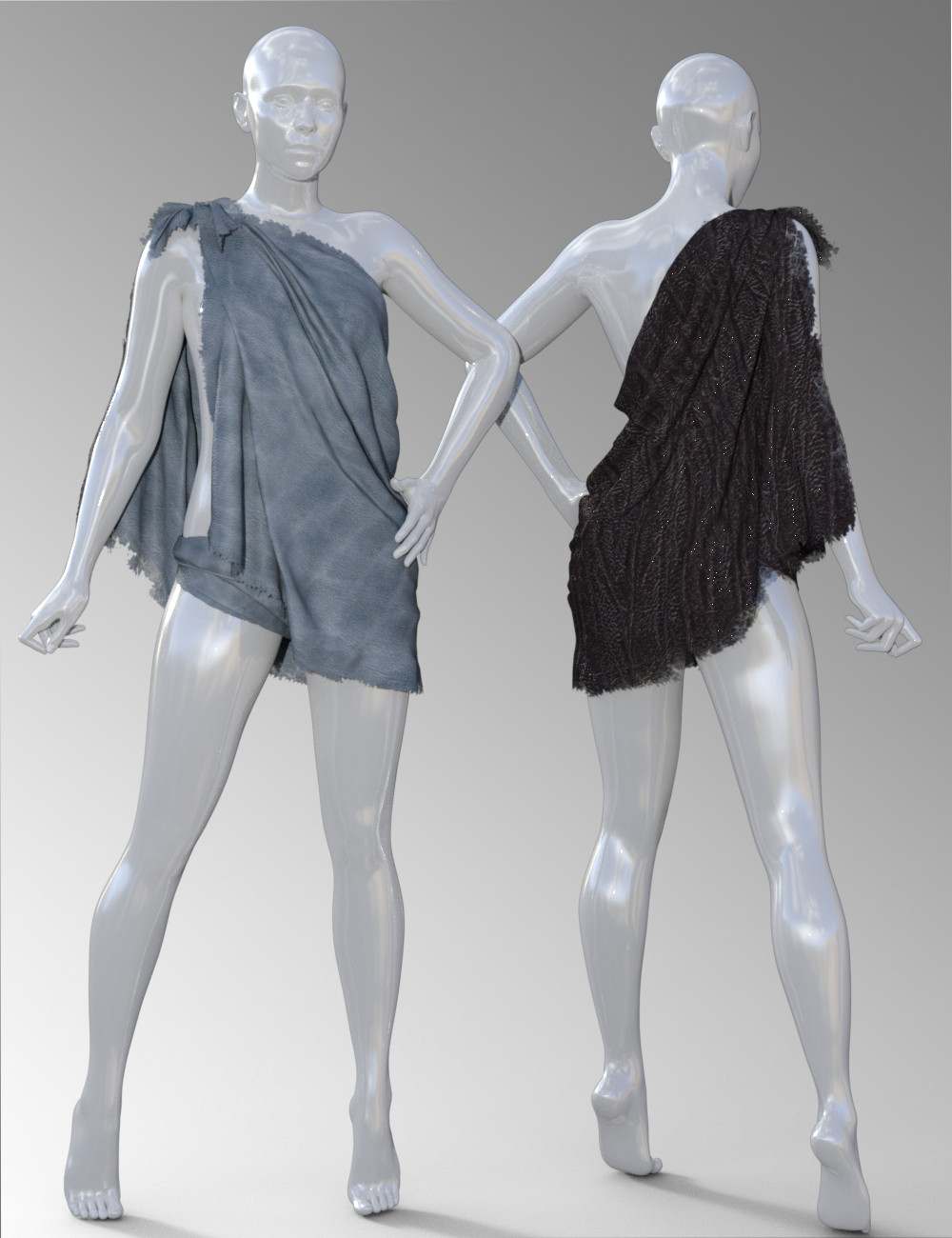 dForce Simple Loincloth 3 for Gensis 9 and 8 | Daz 3D