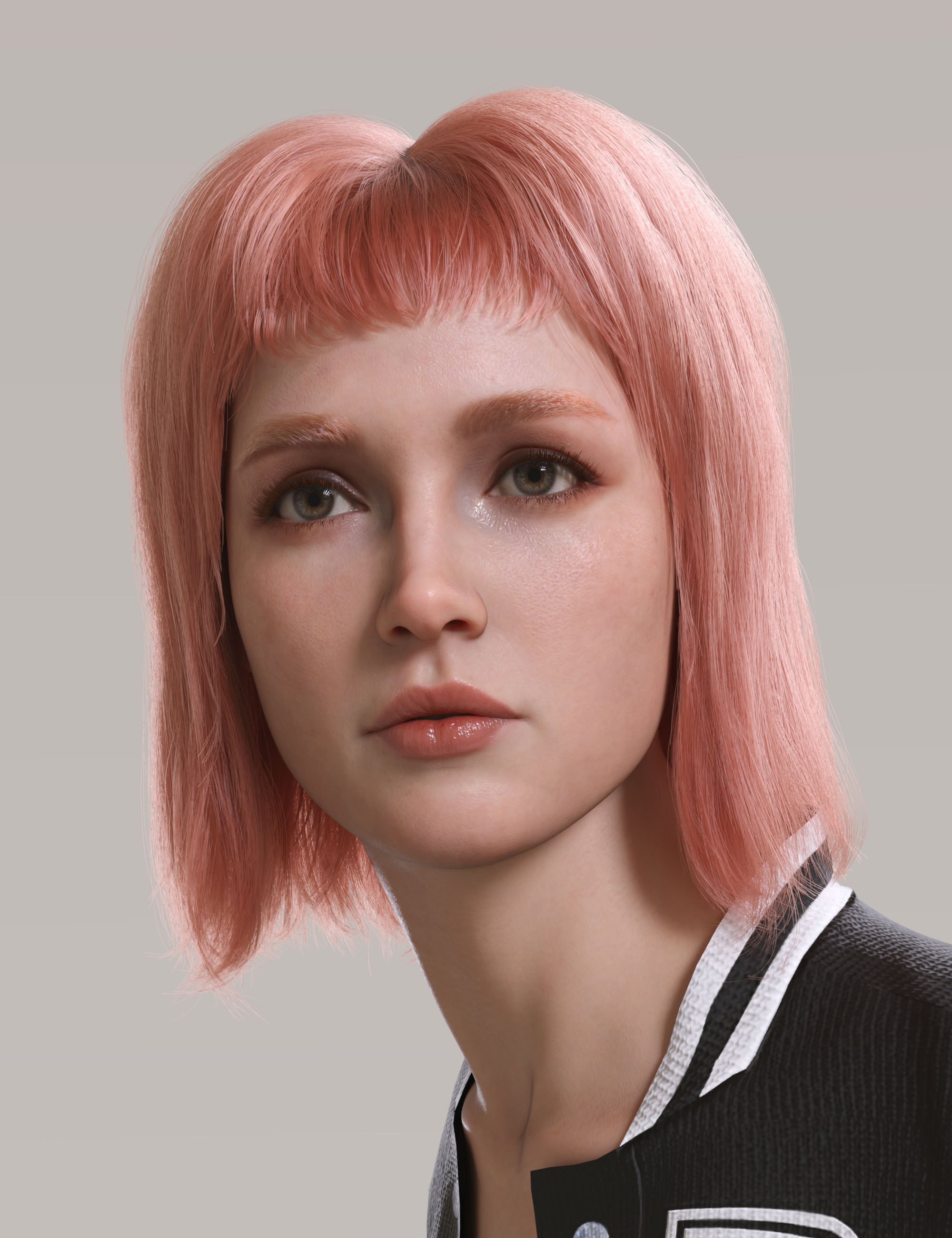 dForce AK Bold Hair for Genesis 9 | Daz 3D