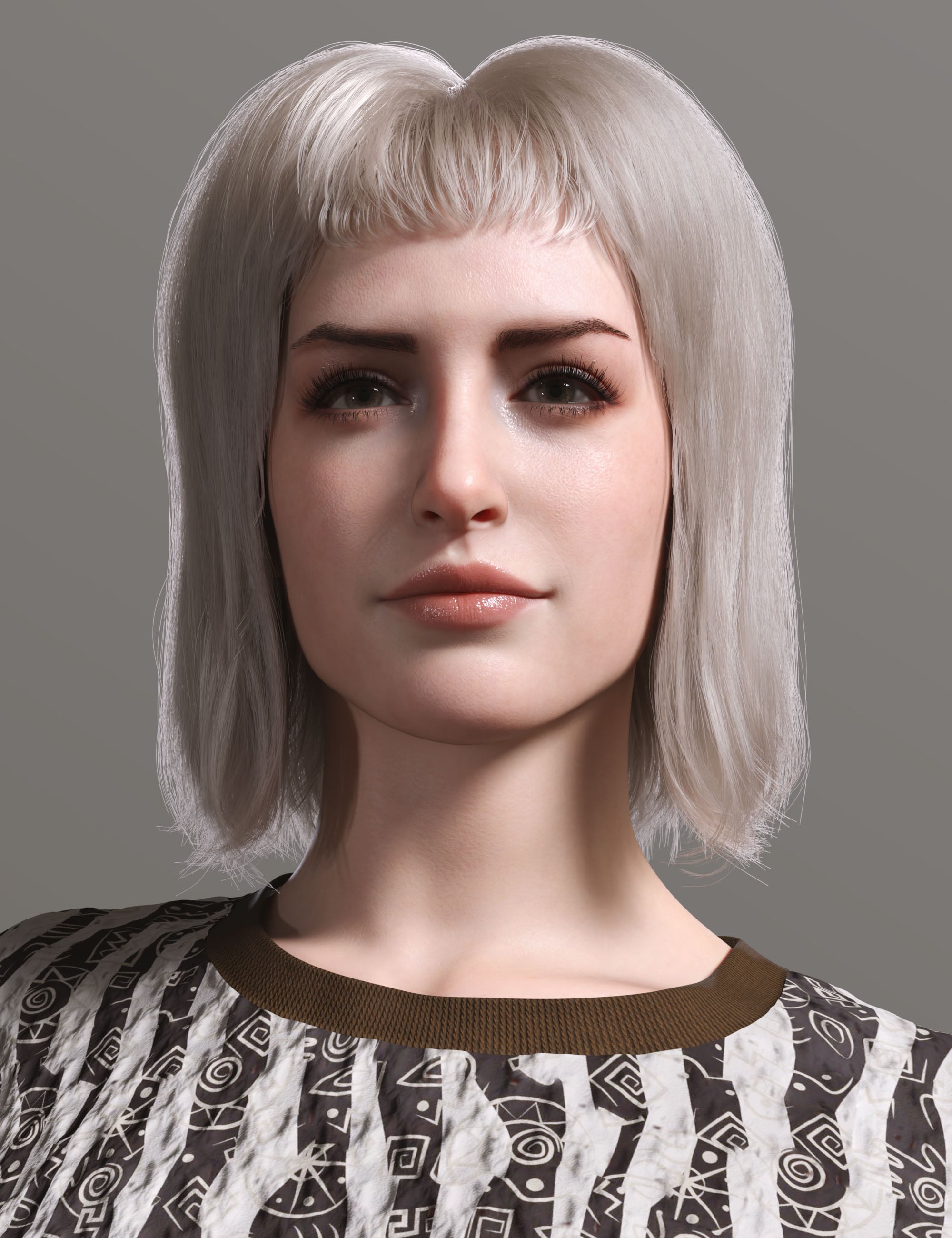 dForce AK Bold Hair for Genesis 9 | Daz 3D