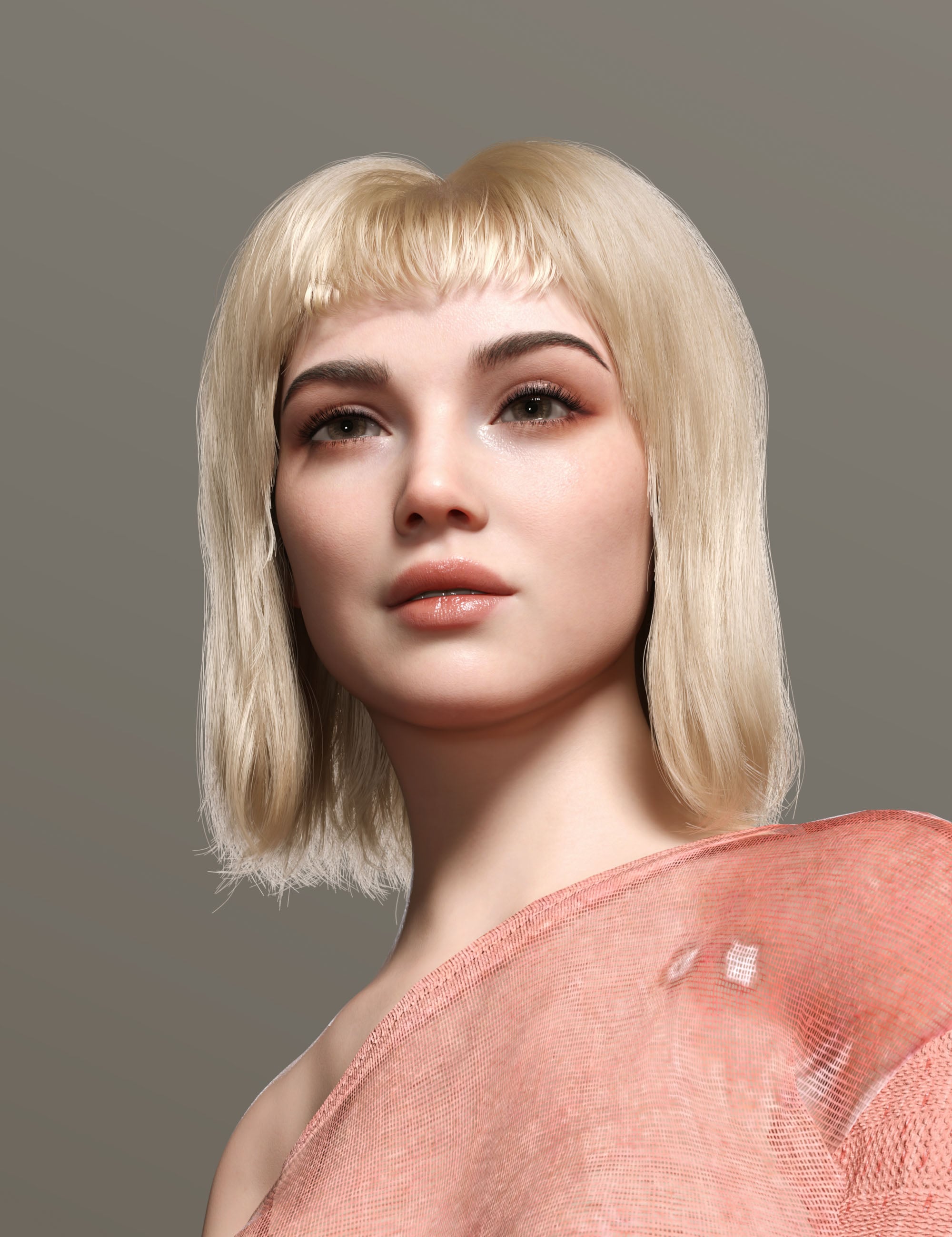 dForce AK Bold Hair for Genesis 9 | Daz 3D