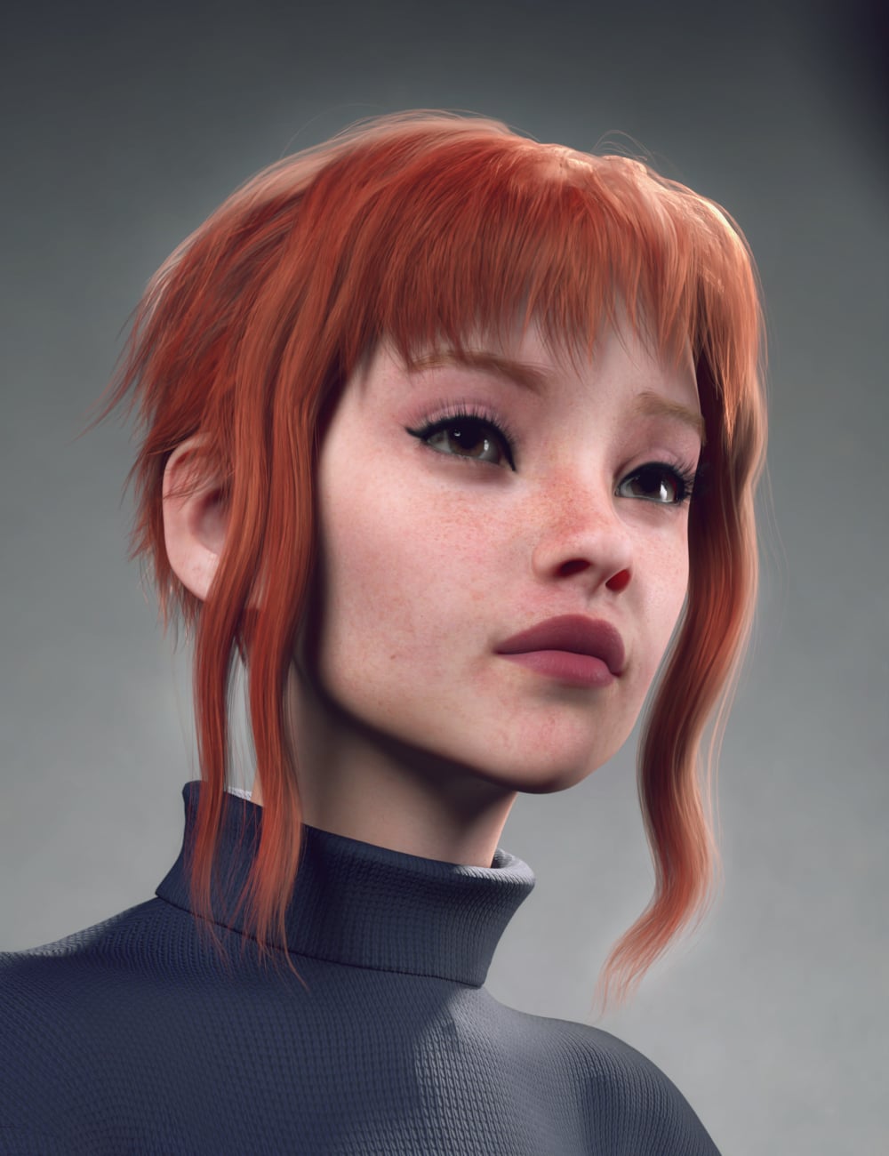 dForce CS Mona Hair for Genesis 9 | Daz 3D