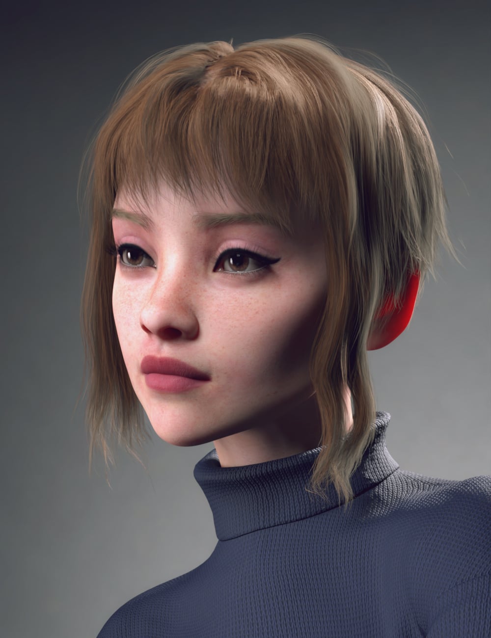 dForce CS Mona Hair for Genesis 9 | Daz 3D