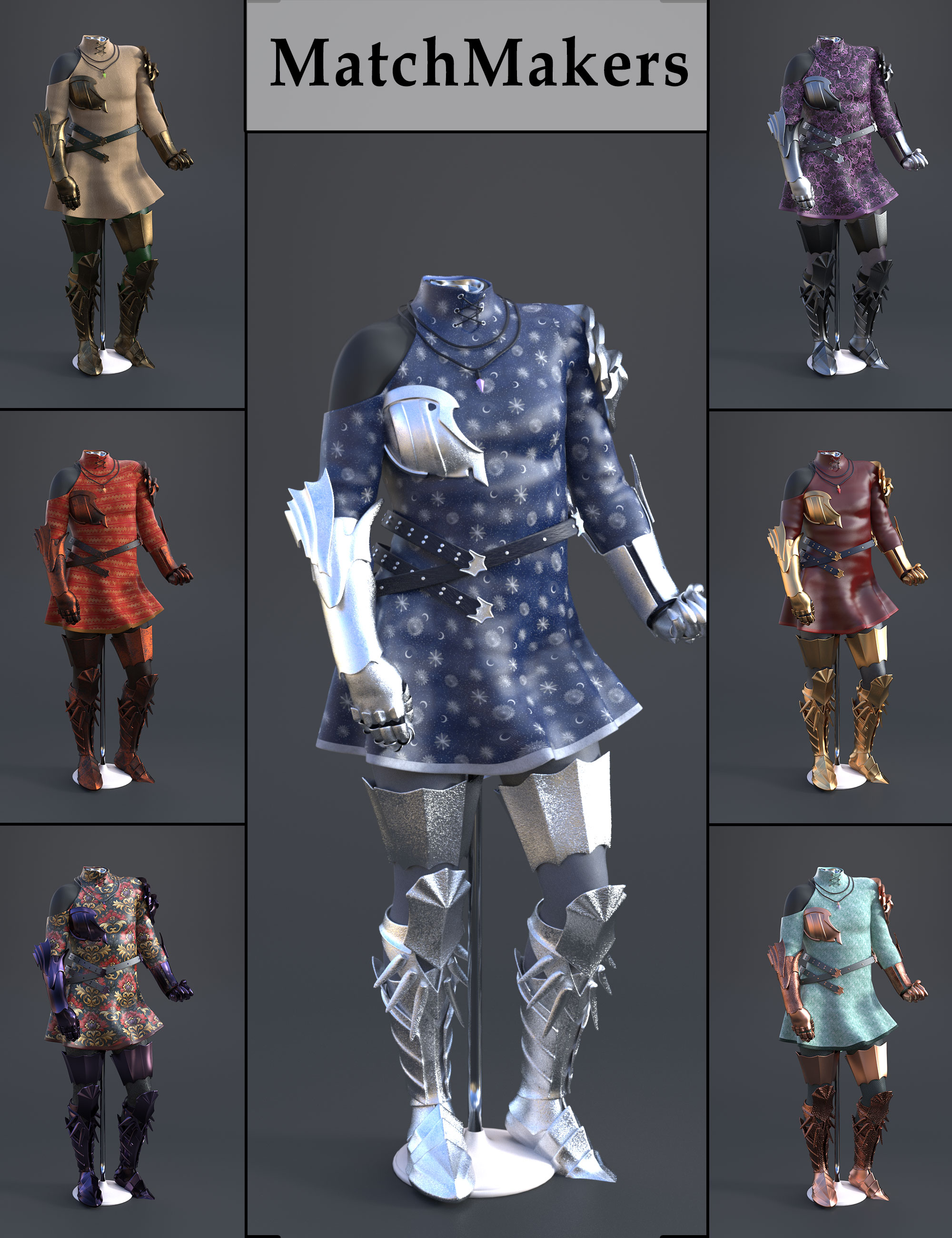 MatchMakers Shader System Volume 1 | Daz 3D