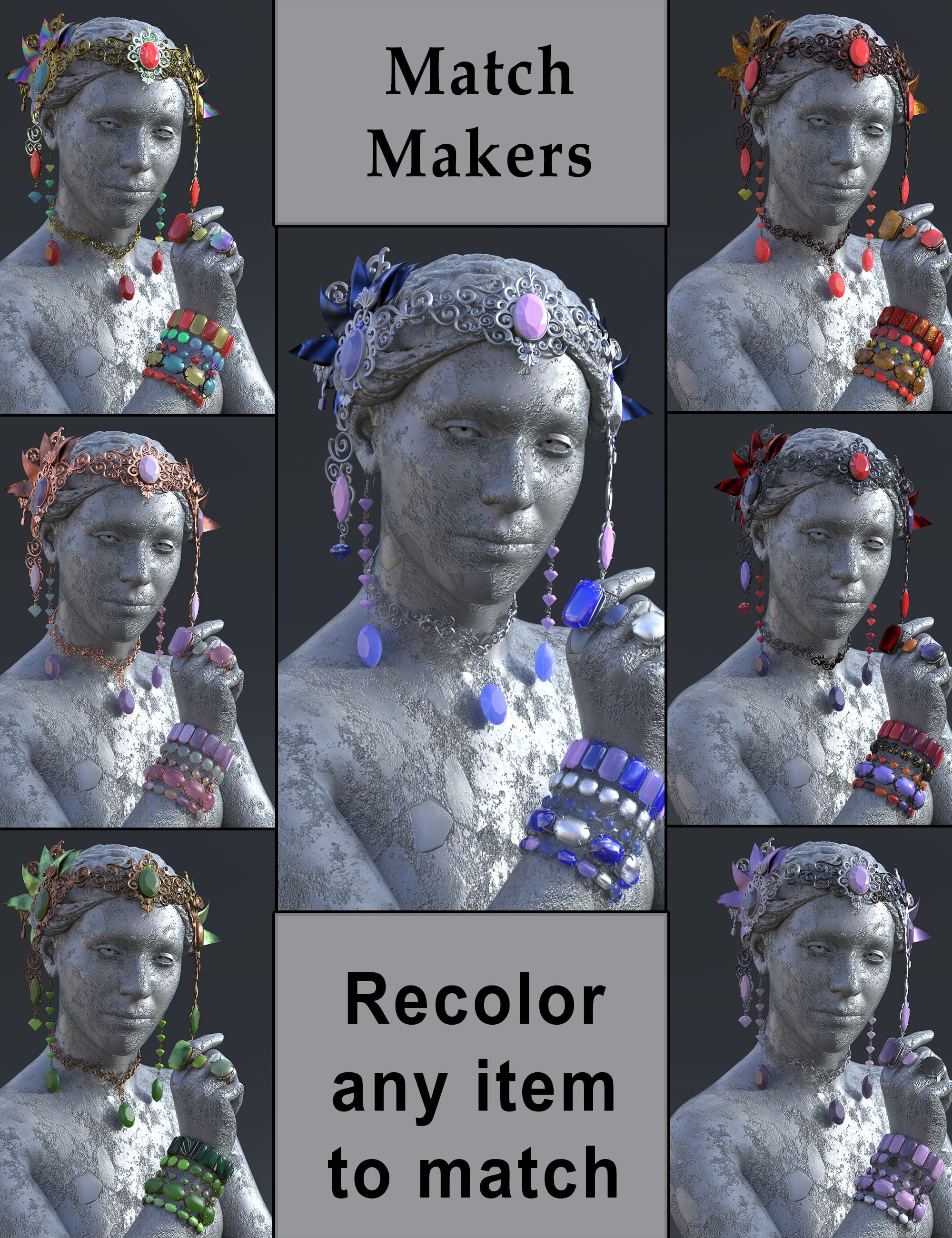 MatchMakers Shader System Volume 1 | Daz 3D