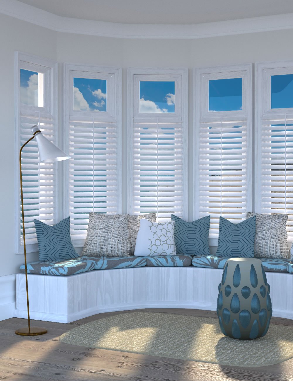 Hanging Out Bay Window | Daz 3D