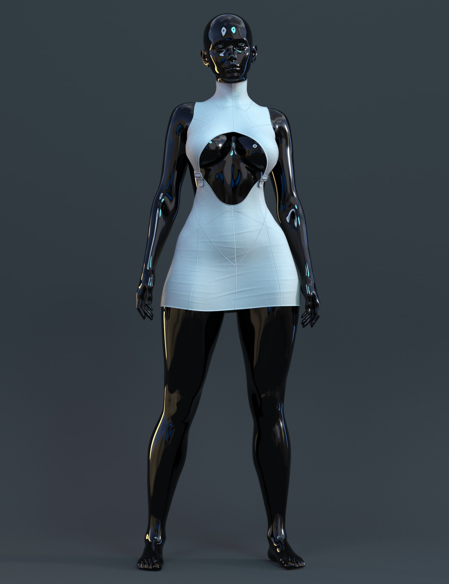 dForce HM Sinister Charm Outfit for Genesis 9 , 8 and 8.1 | Daz 3D