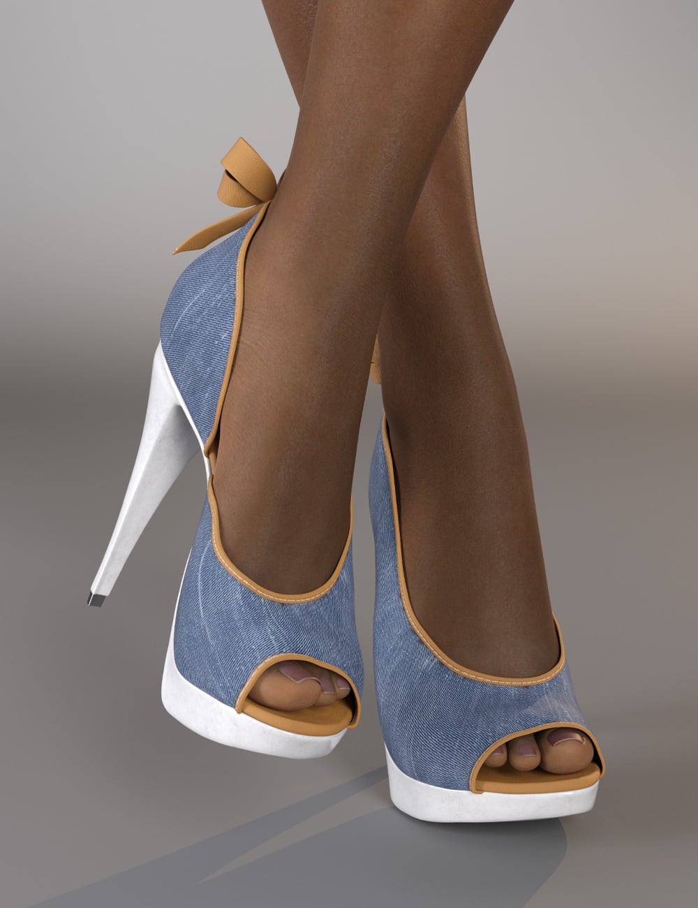 AO PeepToe Shoes for Genesis 9 | Daz 3D