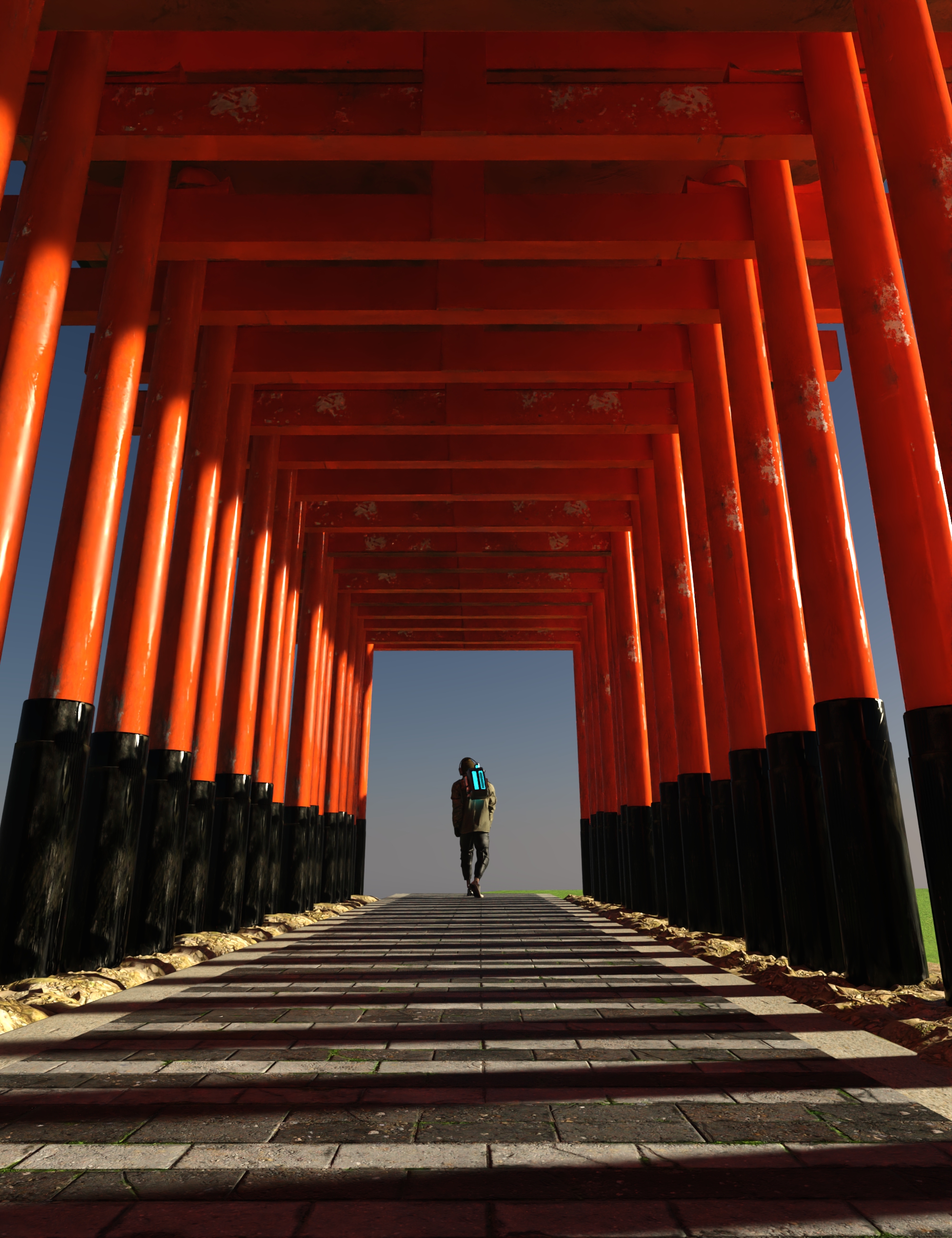 HT Japan Torii Archway Path | Daz 3D