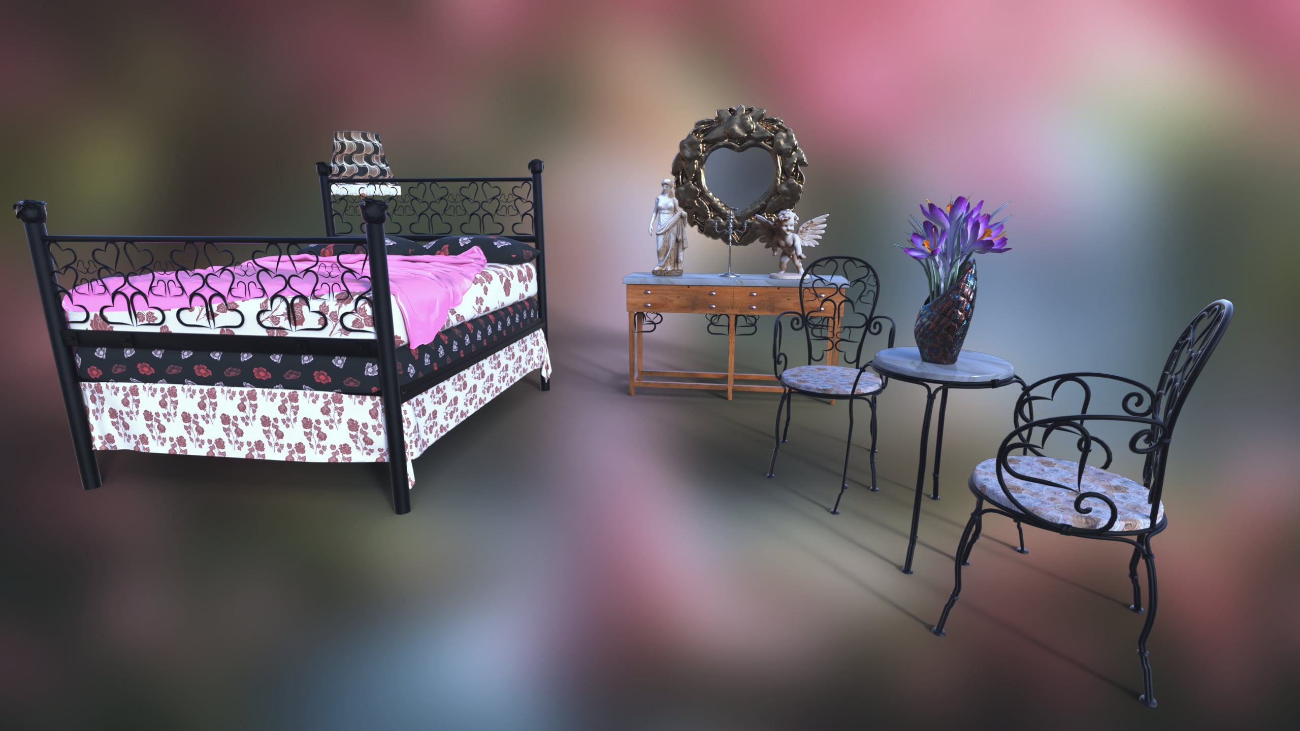 Venus Bedroom Furniture | Daz 3D