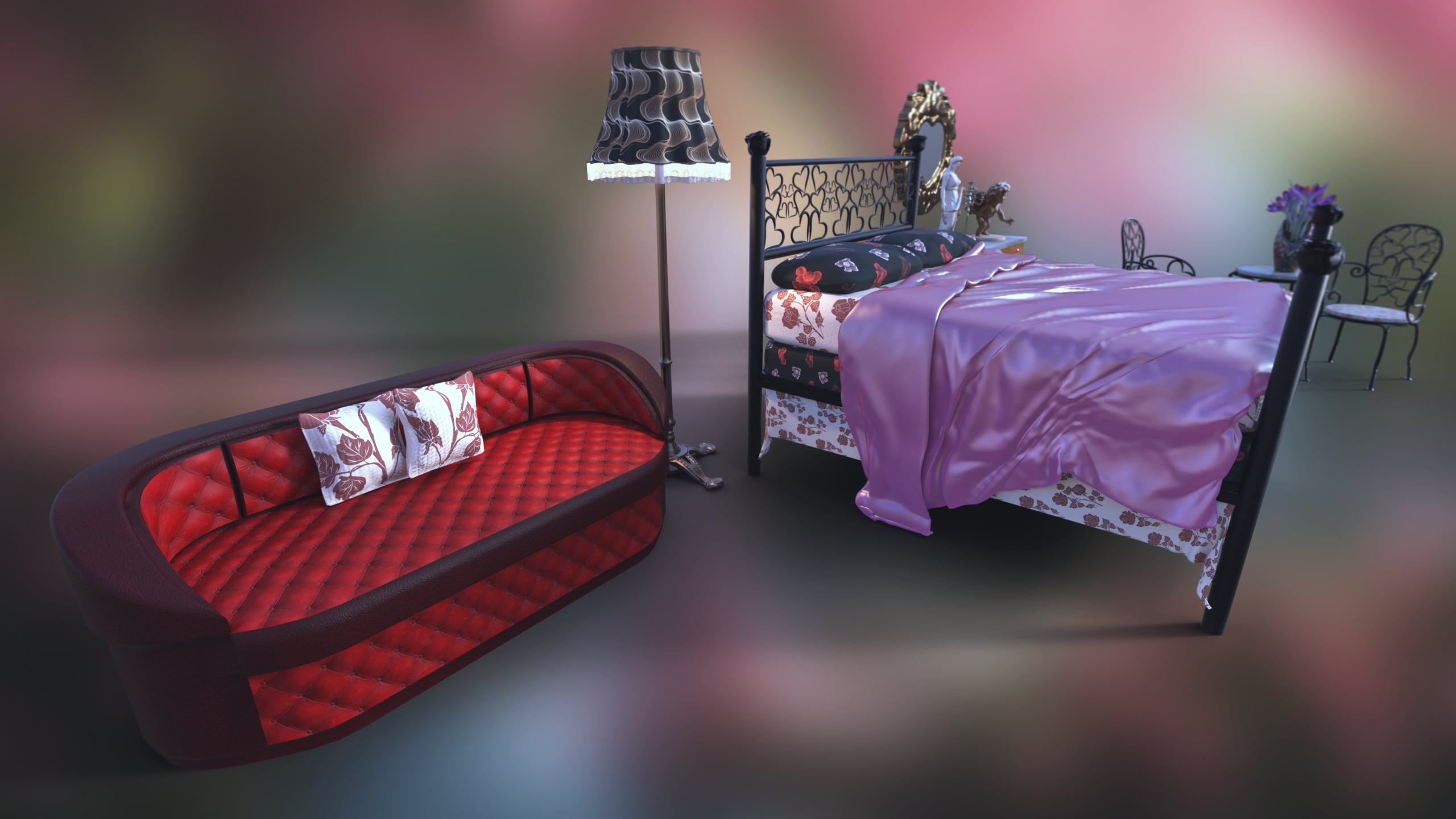 Venus Bedroom Furniture | Daz 3D