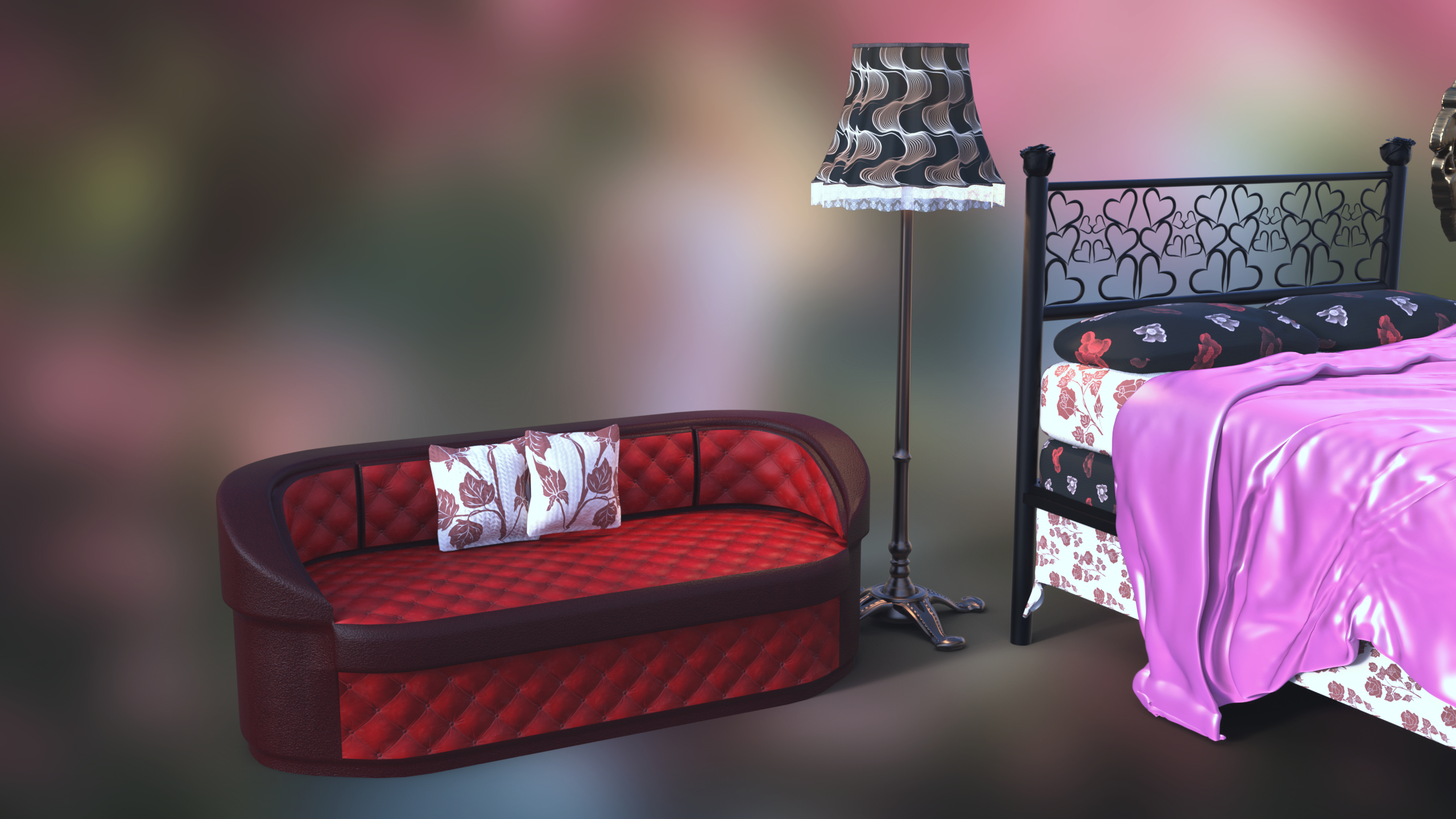 Venus Bedroom Furniture | Daz 3D
