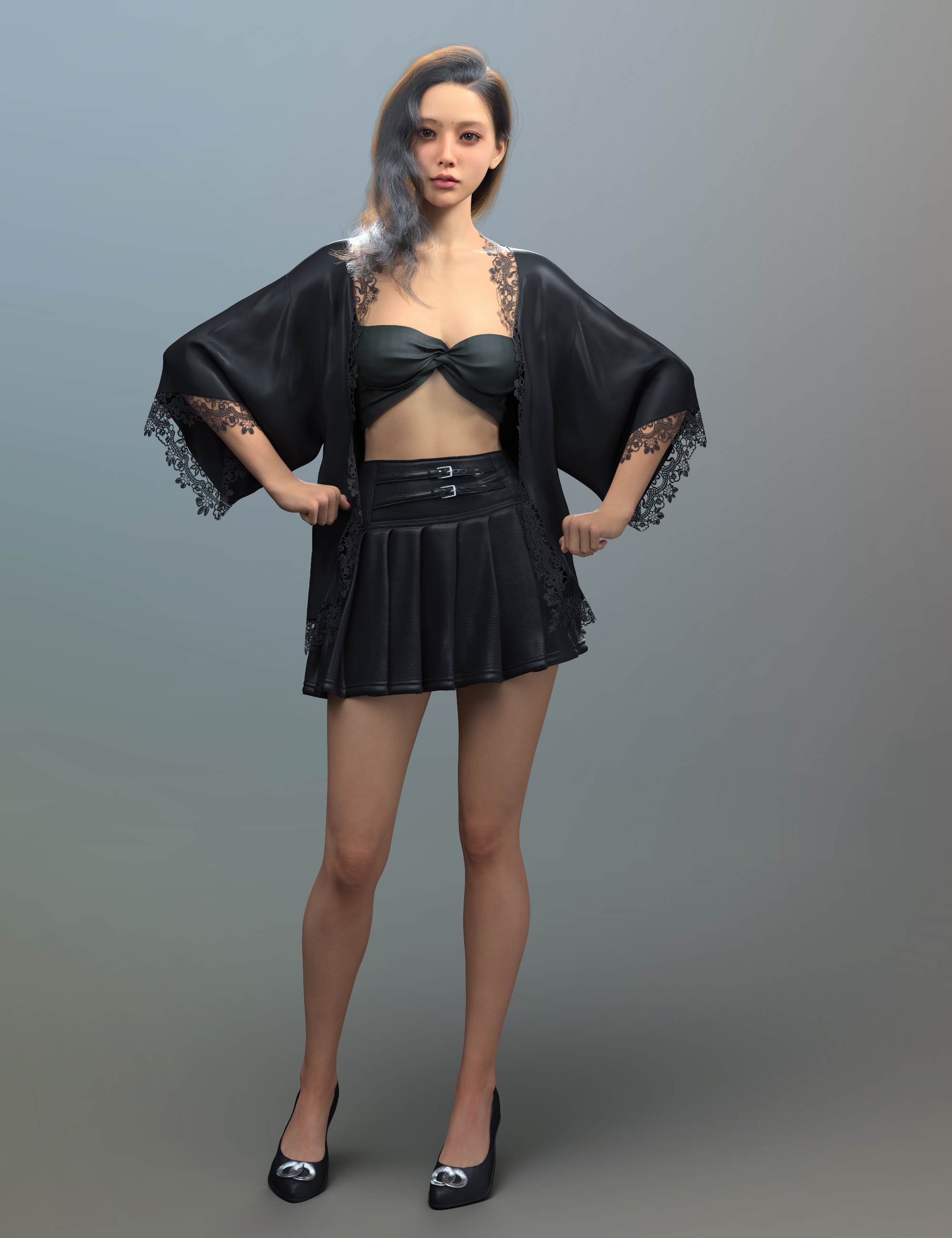 Vo Momo and Young, and Vo Naoko and Young HD for Genesis 9 Character Bundle | Daz 3D
