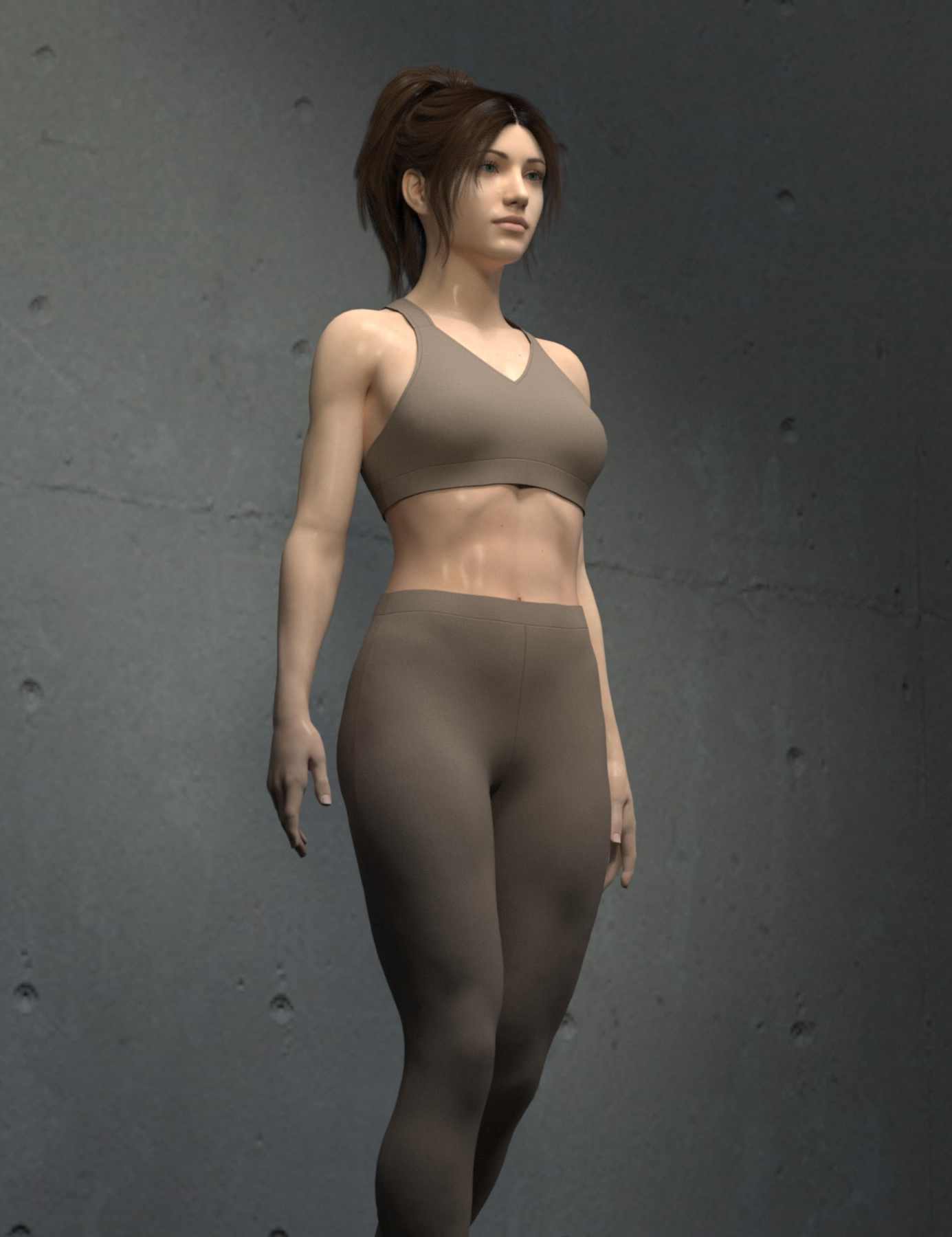 Sports Bra and Leggings Activewear Set for Genesis 8 Female | Daz 3D