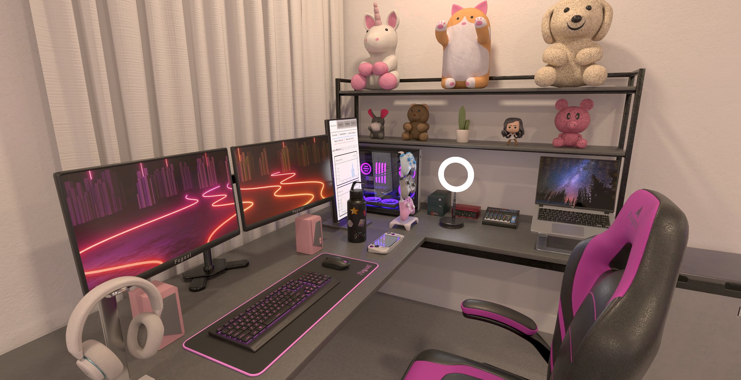 FG Video Reaction Streamer | Daz 3D