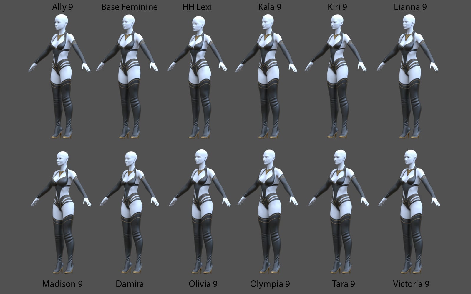NOX Night Prowler for Genesis 9, 8 and 8.1 Female | Daz 3D
