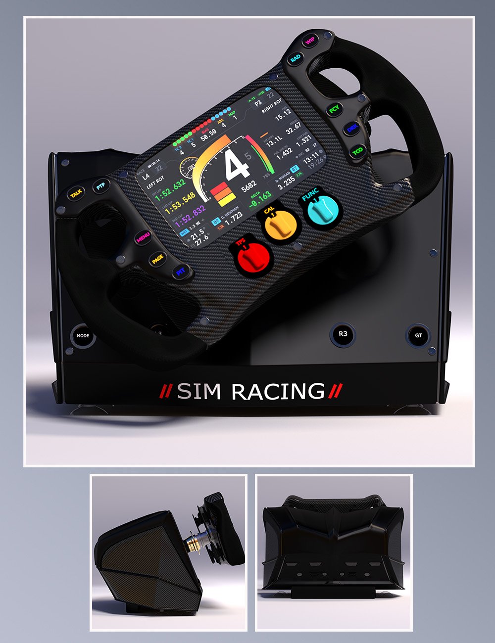 Sim Racing Steering Wheel ⋆ Freebies Daz 3D