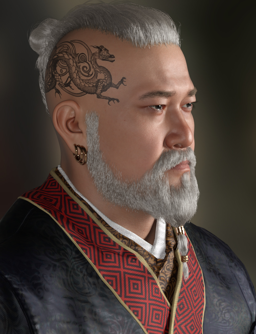 MRL Combinations : Warrior Braid, Beard and Tattoos Bundle For Genesis ...