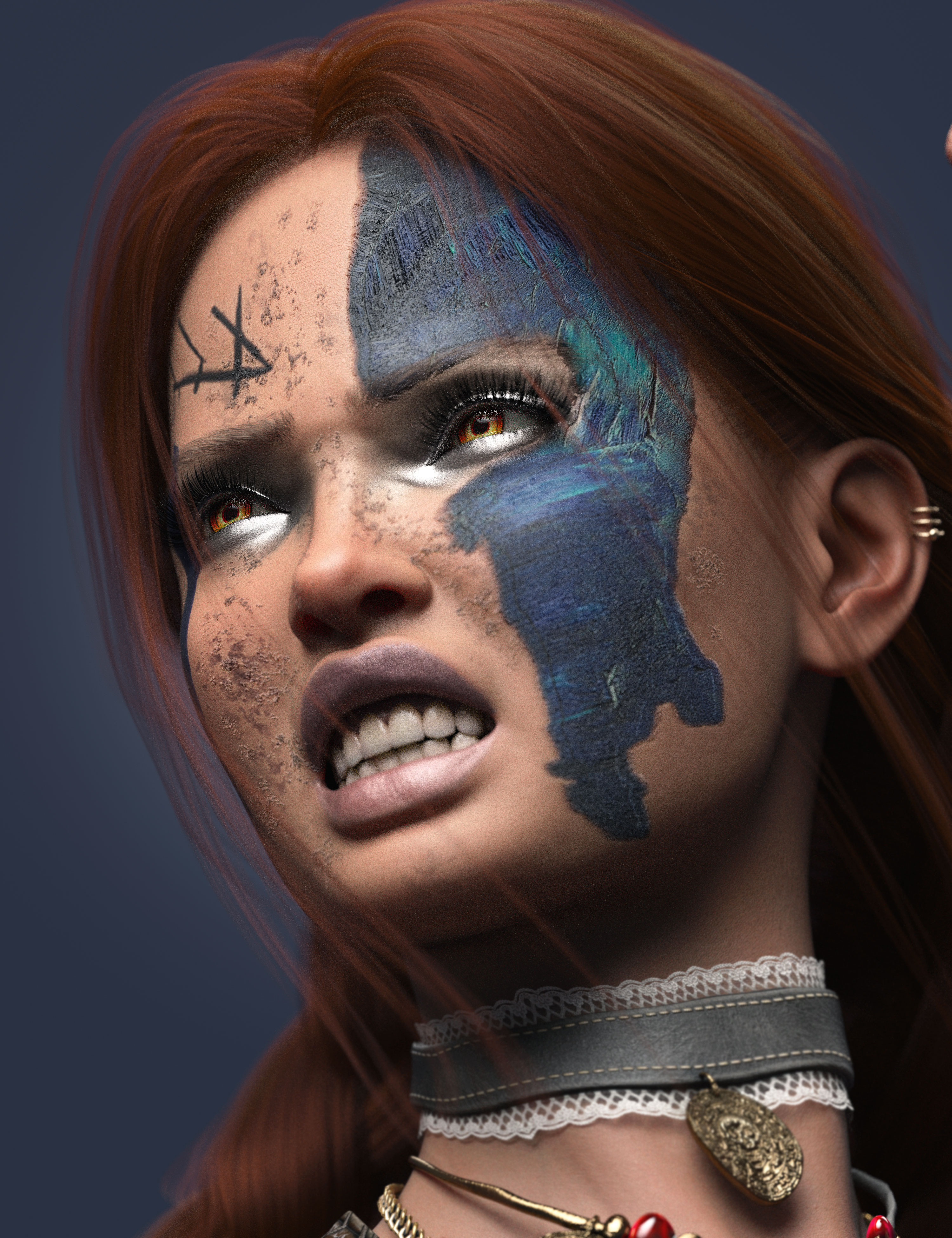 Savage Beauty LIE Makeup for Genesis 9 | Daz 3D