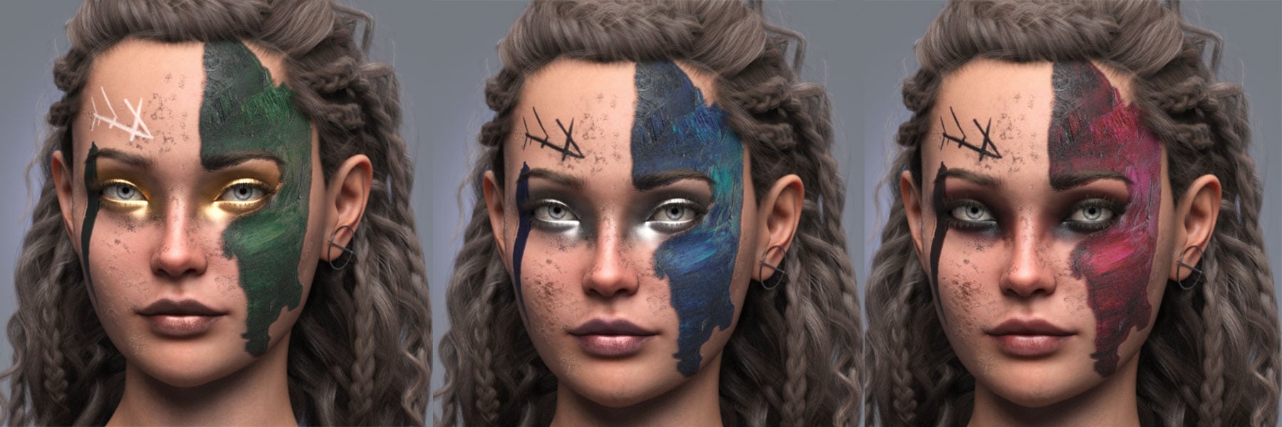 Savage Beauty LIE Makeup for Genesis 9 | Daz 3D