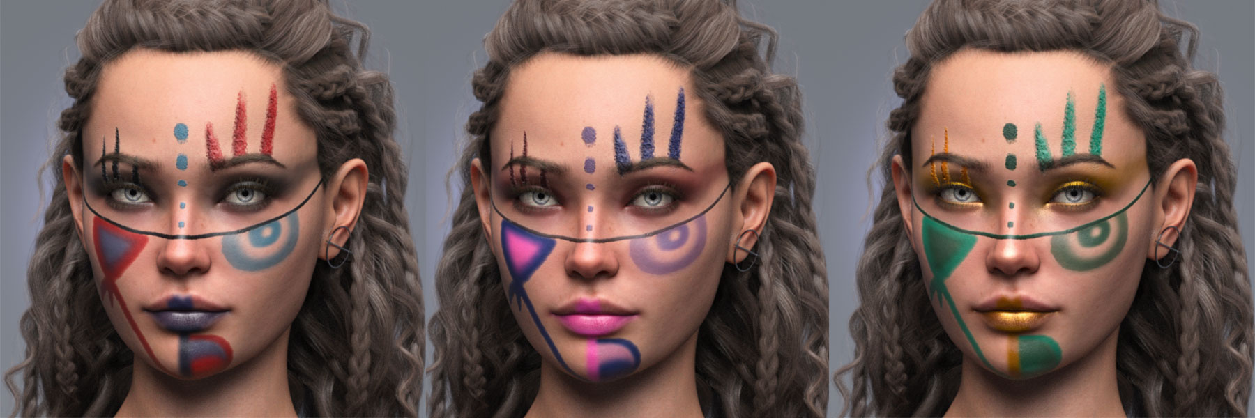 Savage Beauty LIE Makeup for Genesis 9 | Daz 3D