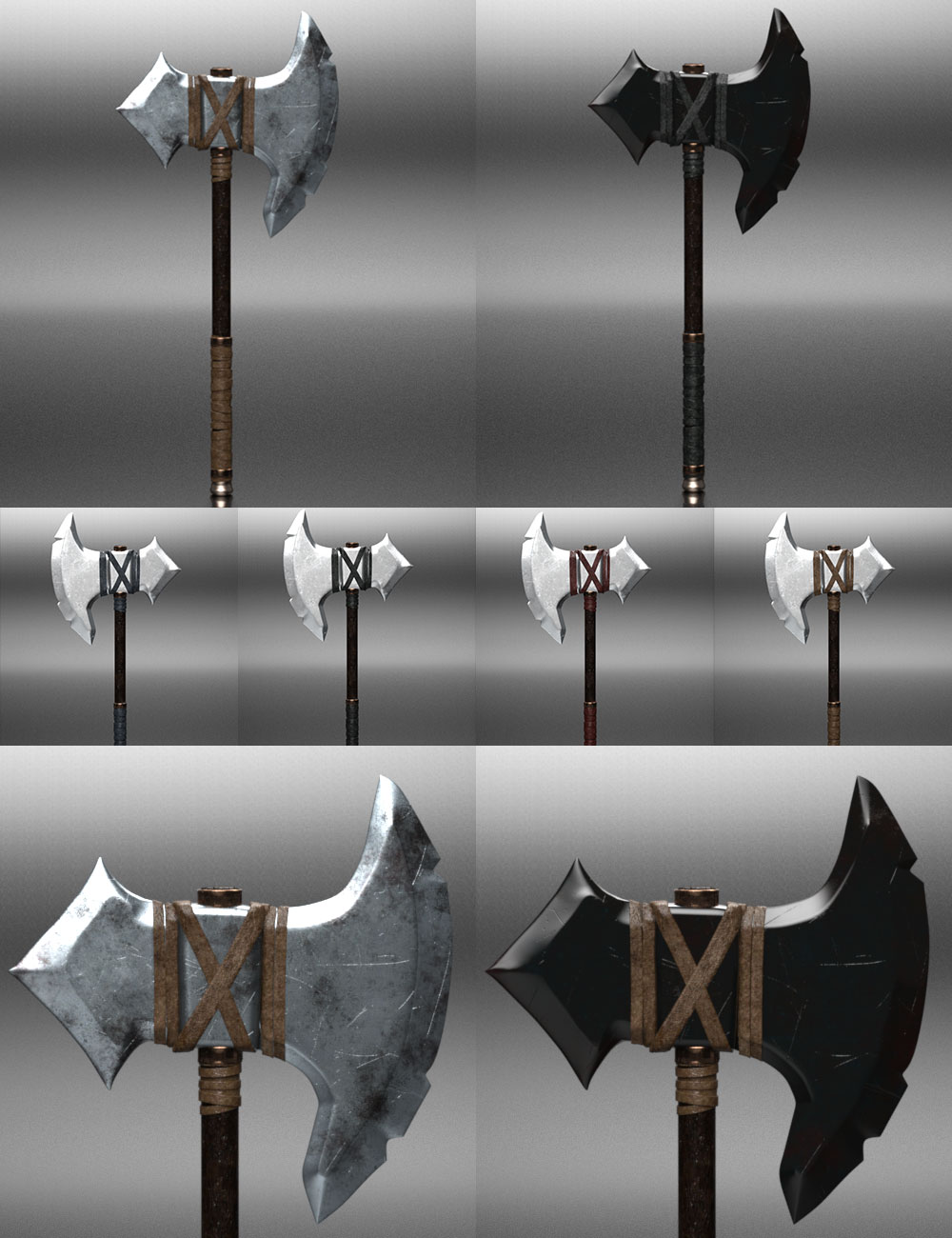 Wild War Poses and Props For Genesis 9 and Genesis 8 Male | Daz 3D