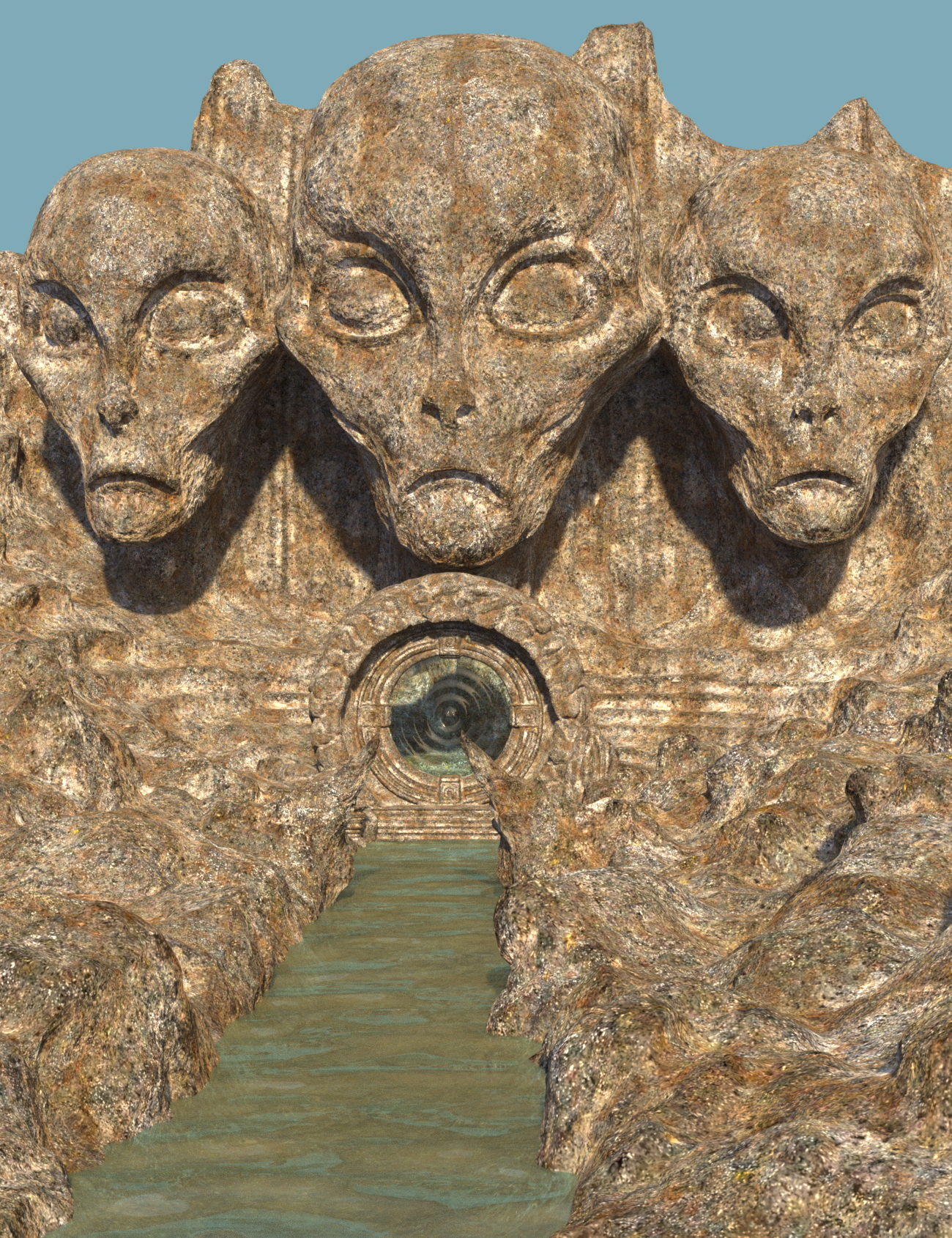 Alien Rushmore | Daz 3D