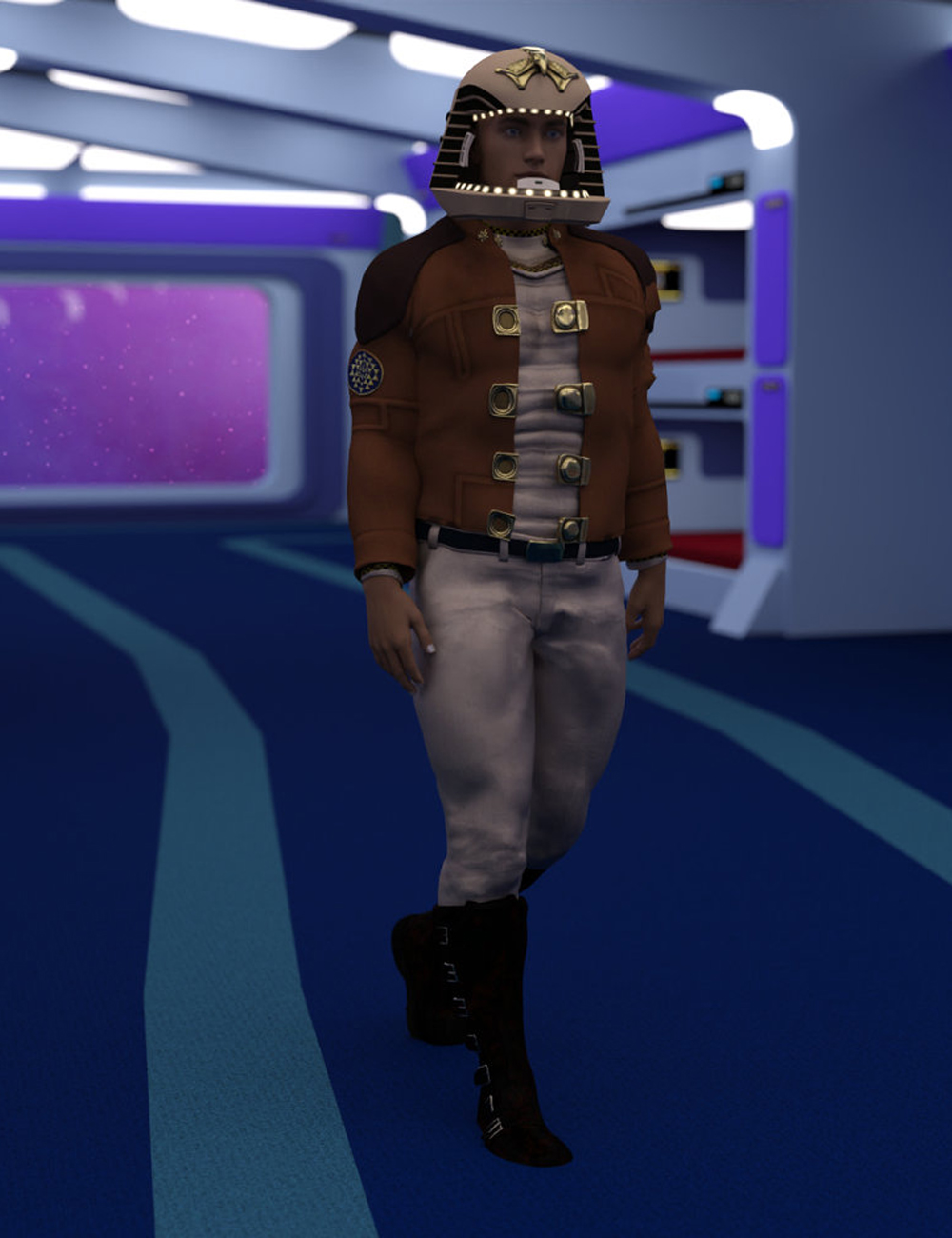 Colonial Warrior for Genesis 8.1 Male | Daz 3D