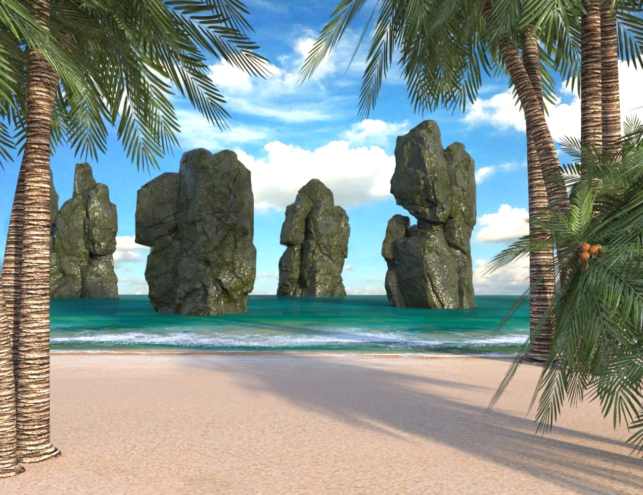 AP Tropical Rock Formations | Daz 3D