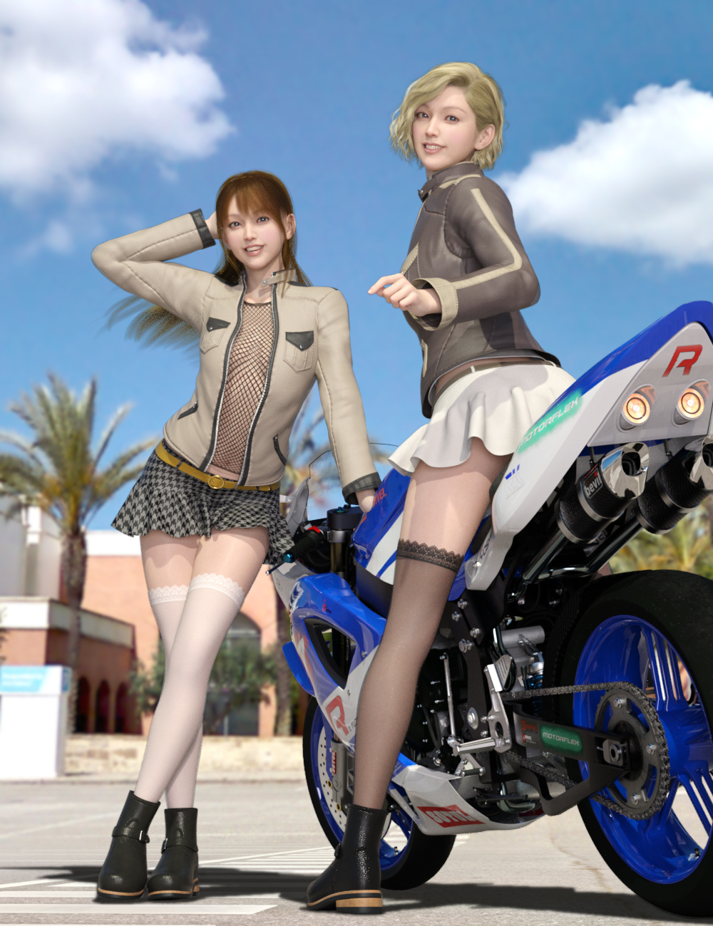 SVM's Rider Outfit for Genesis 9, 8.1, and 8 Female | Daz 3D