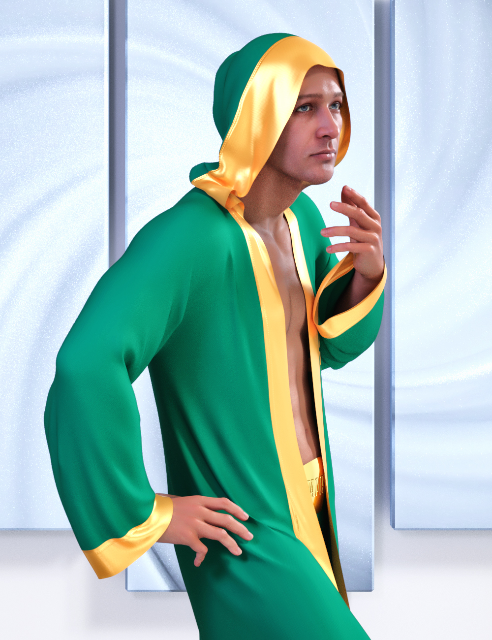 JMR dForce Boxing Outfit for Genesis 9 and 8 Male | Daz 3D