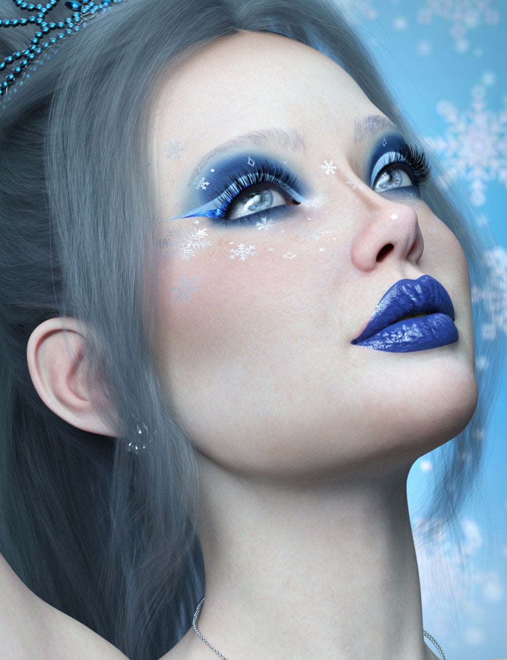 Frost Fire LIE Makeup for Genesis 9 | Daz 3D