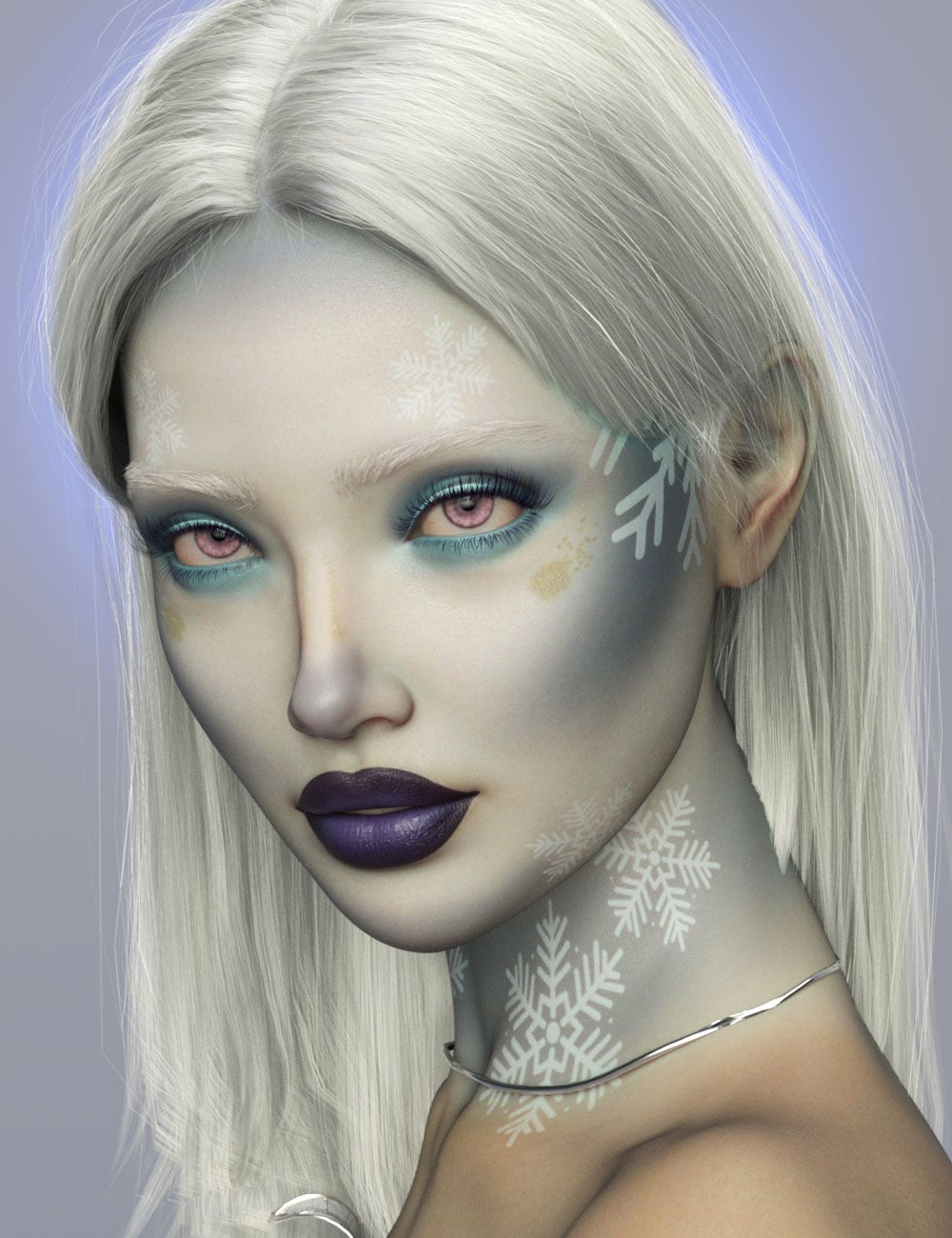 Frost Fire LIE Makeup for Genesis 9 | Daz 3D