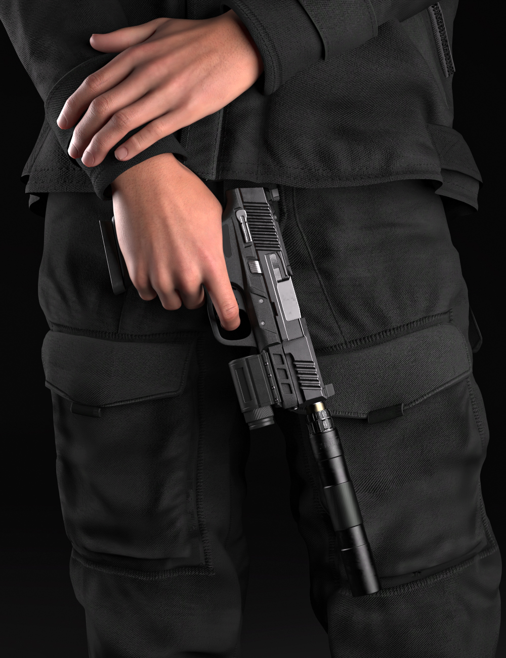 PFL S540 Pistol | Daz 3D