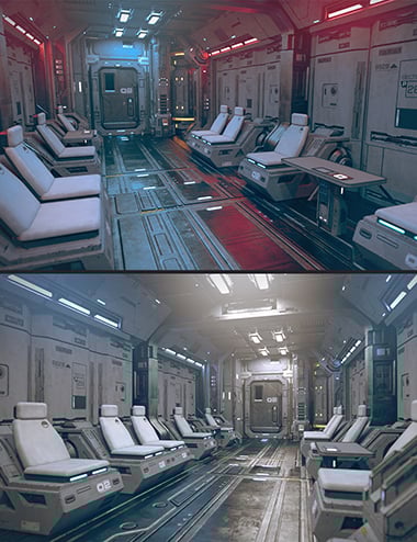 PSH Scifi Hatch Scene | Daz 3D