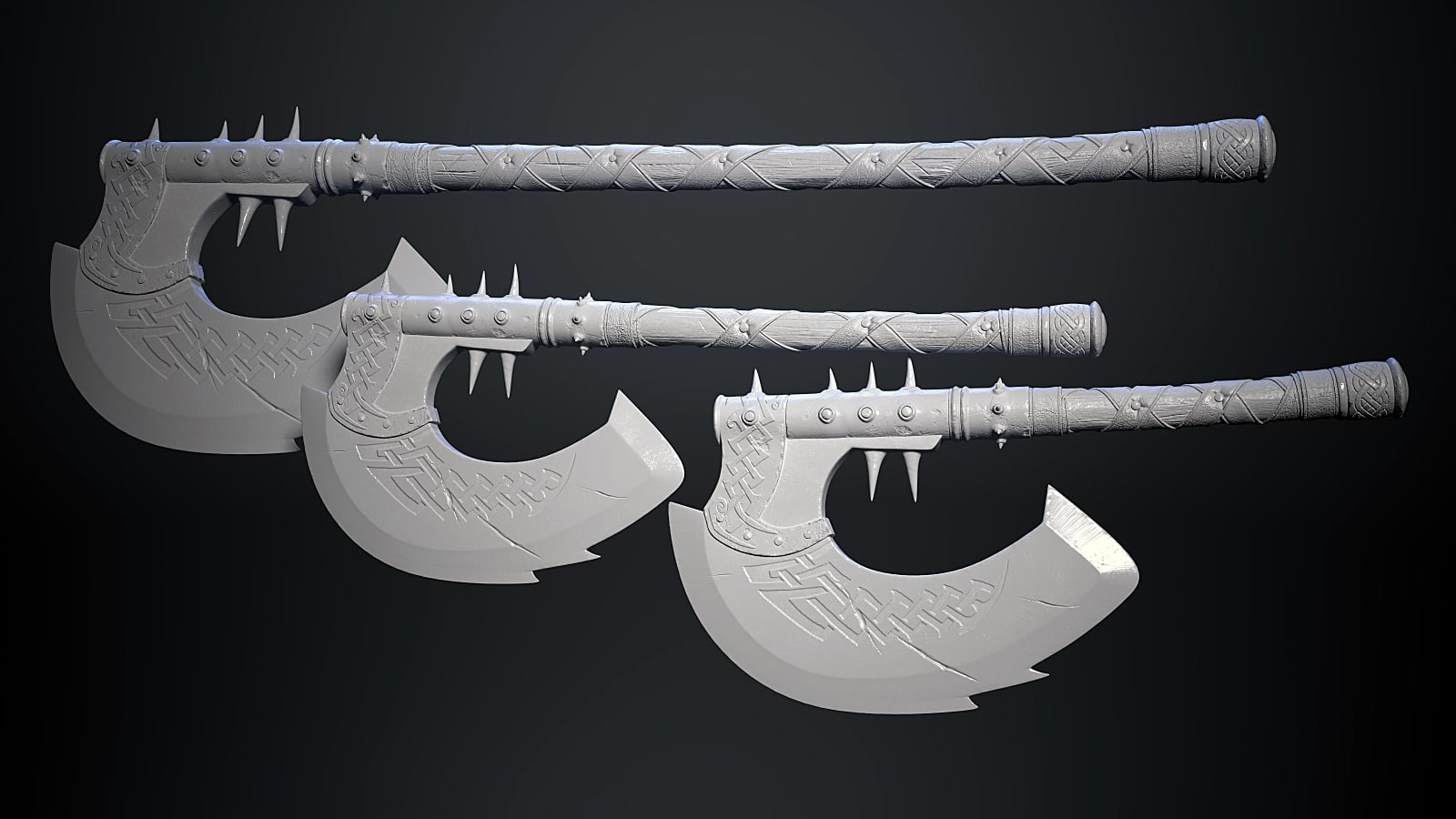 STF Grimfang Axe for Genesis 9, Genesis 8 Female and Male | Daz 3D