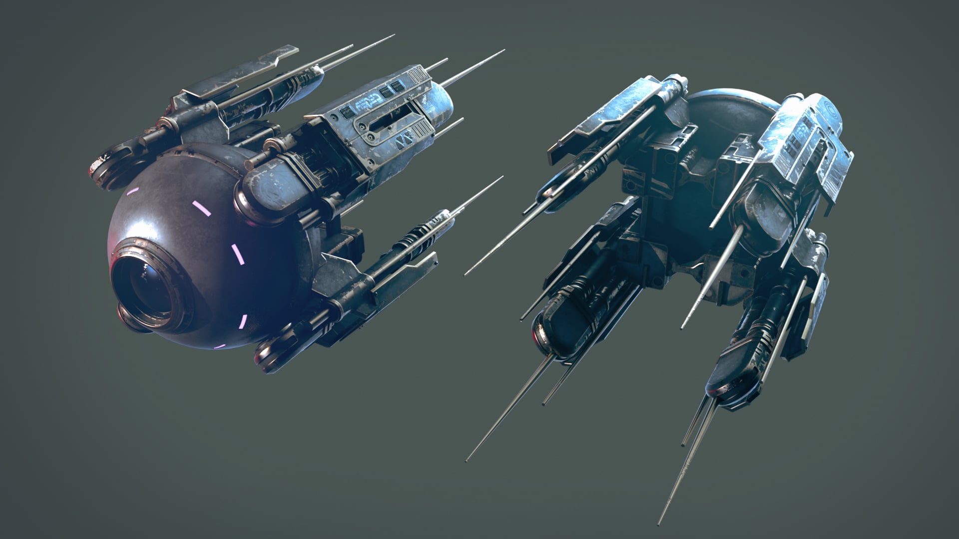 PSHR Scifi Hatch Robots | Daz 3D