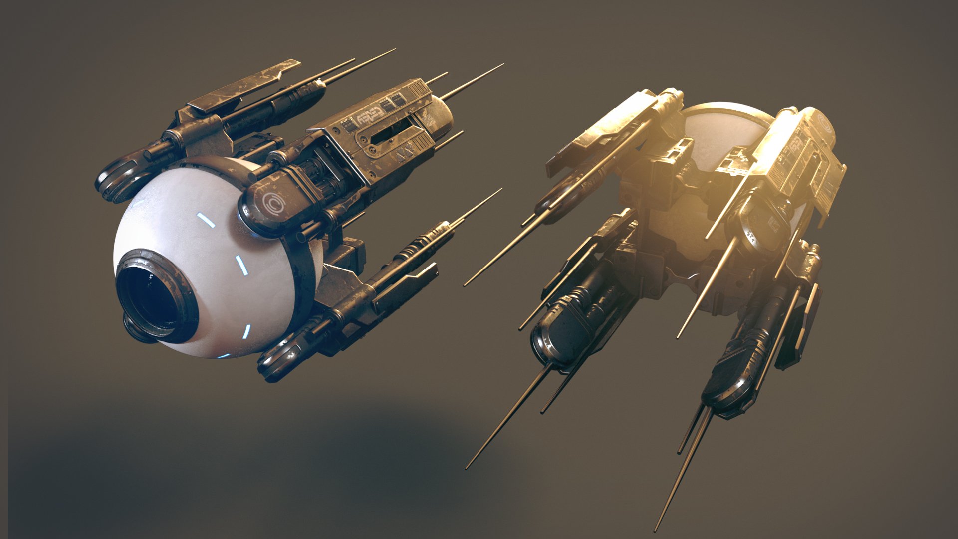 PSHR Scifi Hatch Robots | Daz 3D