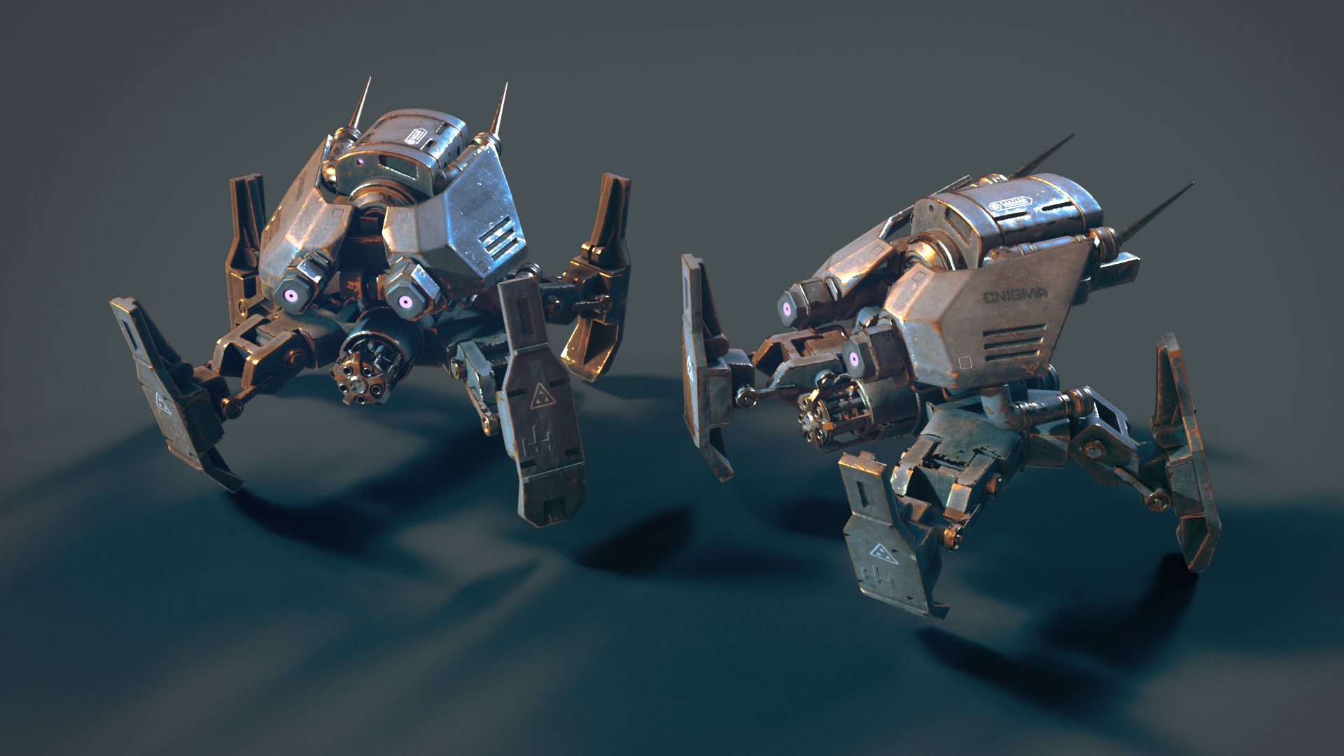 PSHR Scifi Hatch Robots | Daz 3D