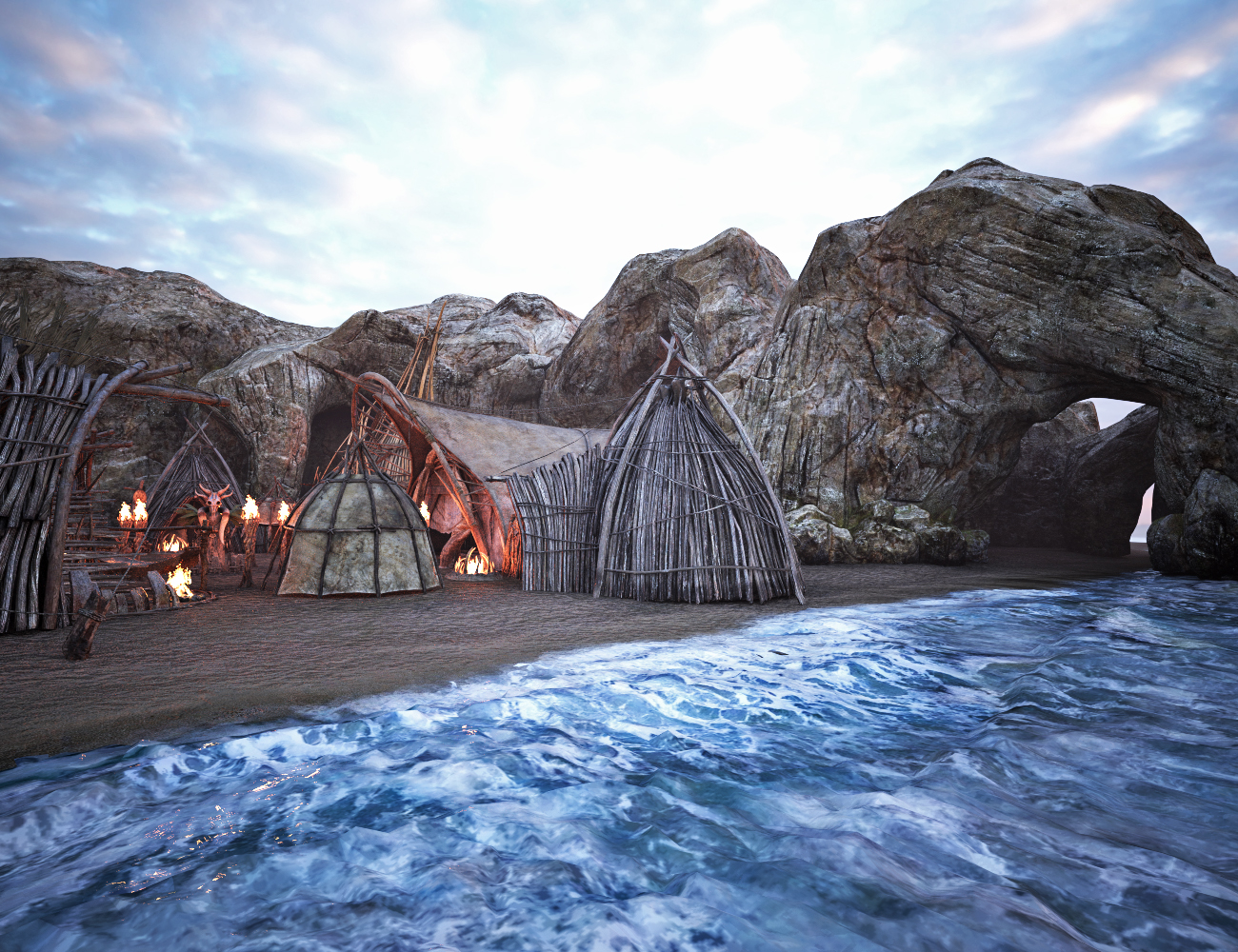 XI Native Settlement | Daz 3D