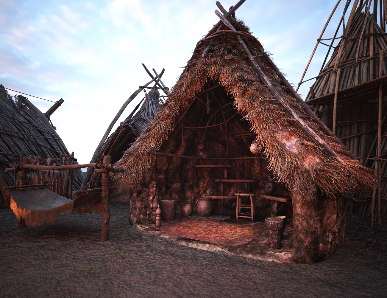 XI Native Settlement | Daz 3D