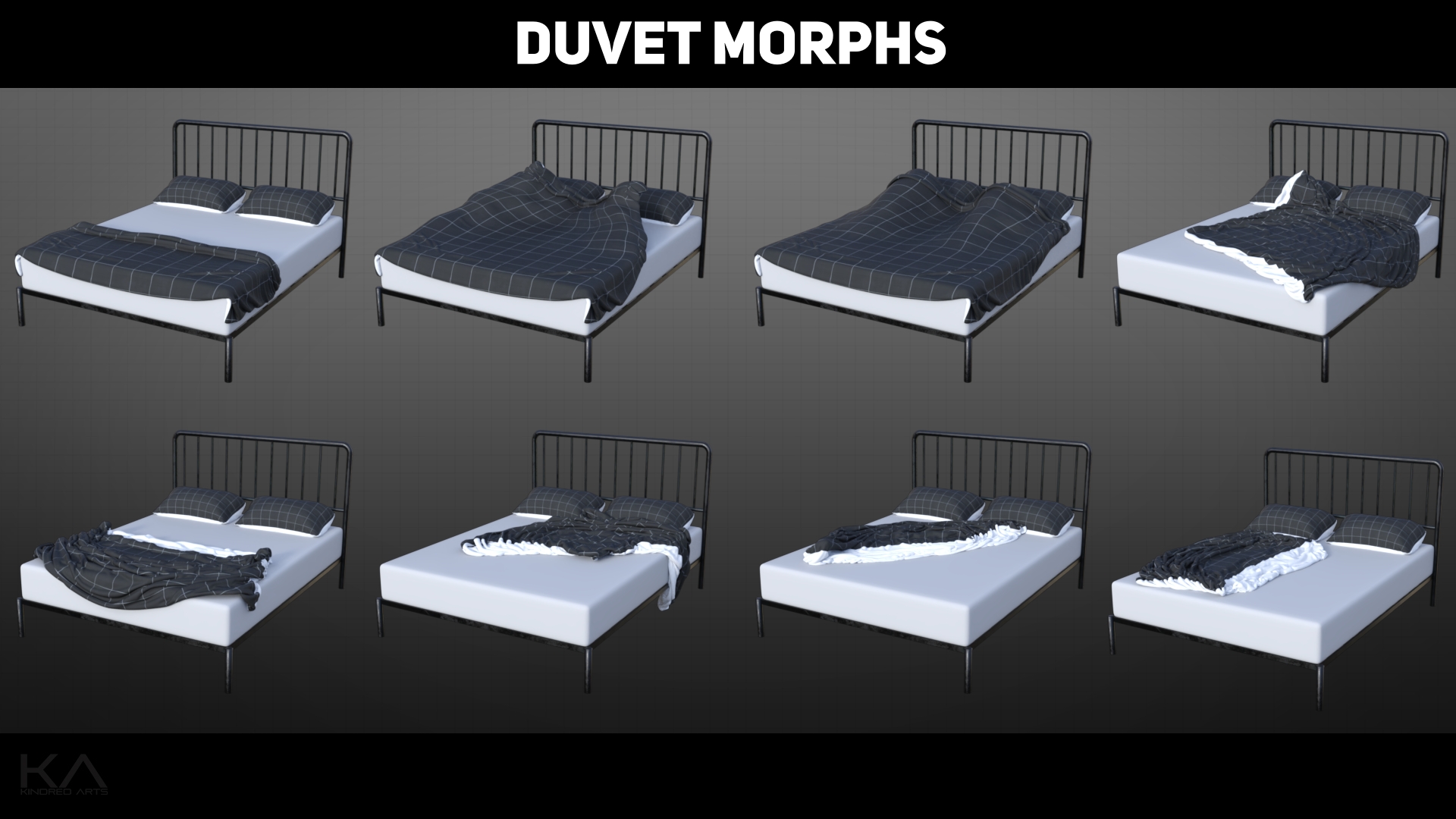 Ultimate dForce Bed 3 | Daz 3D