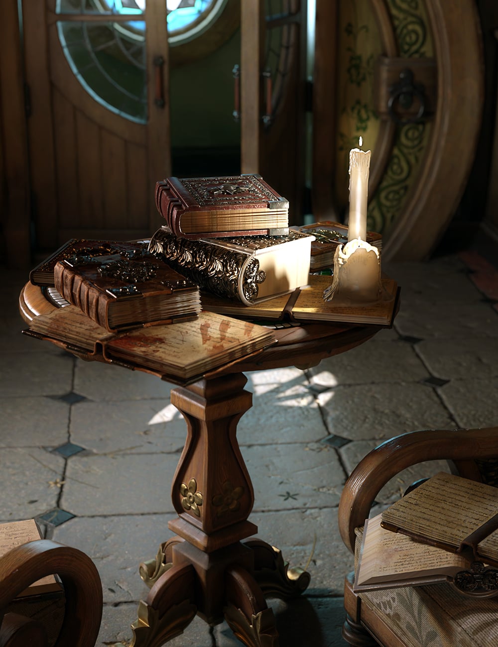 FN Antique Books | Daz 3D