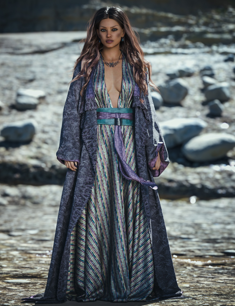 dForce CB Kiki Clothing Set Texture Expansion | Daz 3D