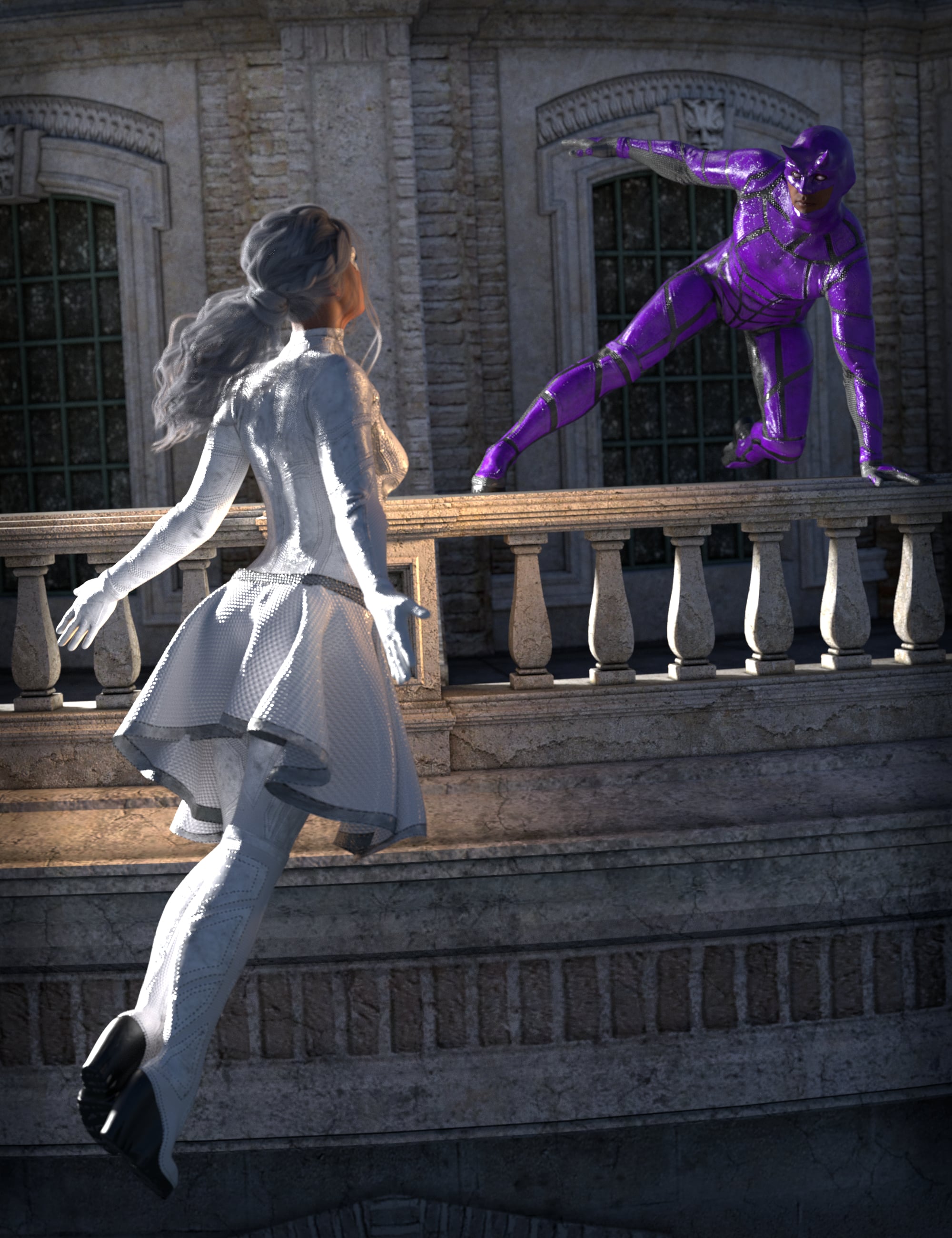 SY Super Suits Genesis 9 ⋆ Freebies Daz 3D