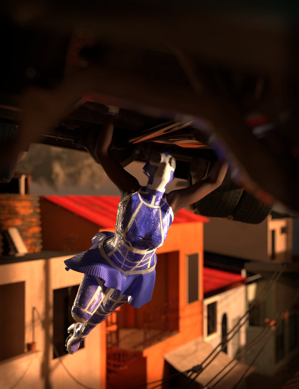 SY Super Suits Genesis 9 ⋆ Freebies Daz 3D