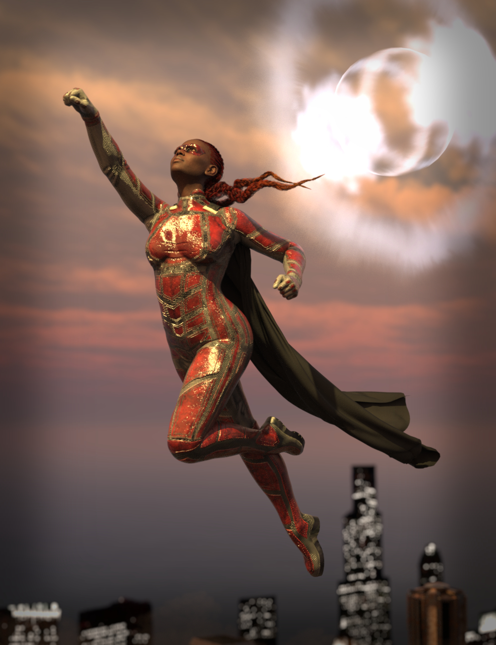 SY dForce Capes and Cloaks II Genesis 9 | Daz 3D