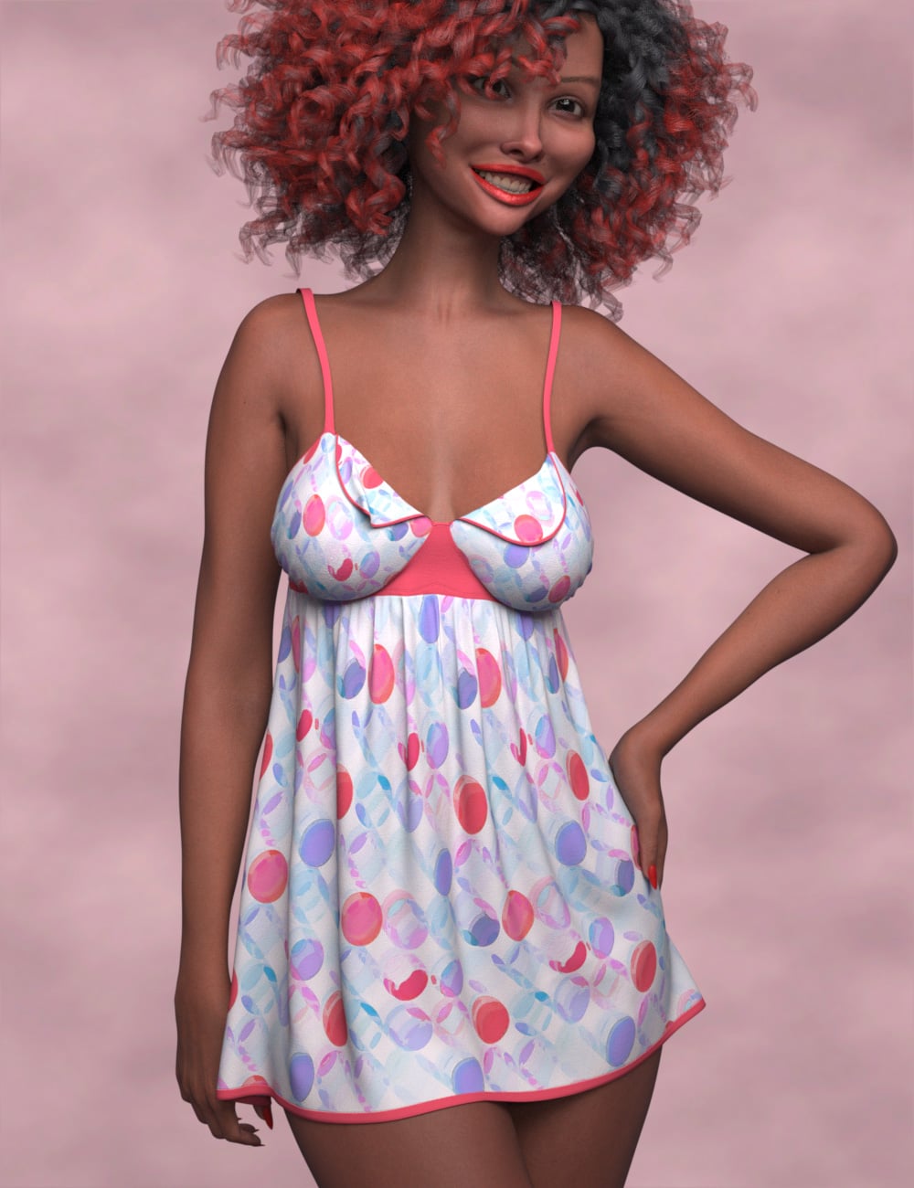 DNA Robby dForce Mini Dress for Genesis 9 | Daz 3D