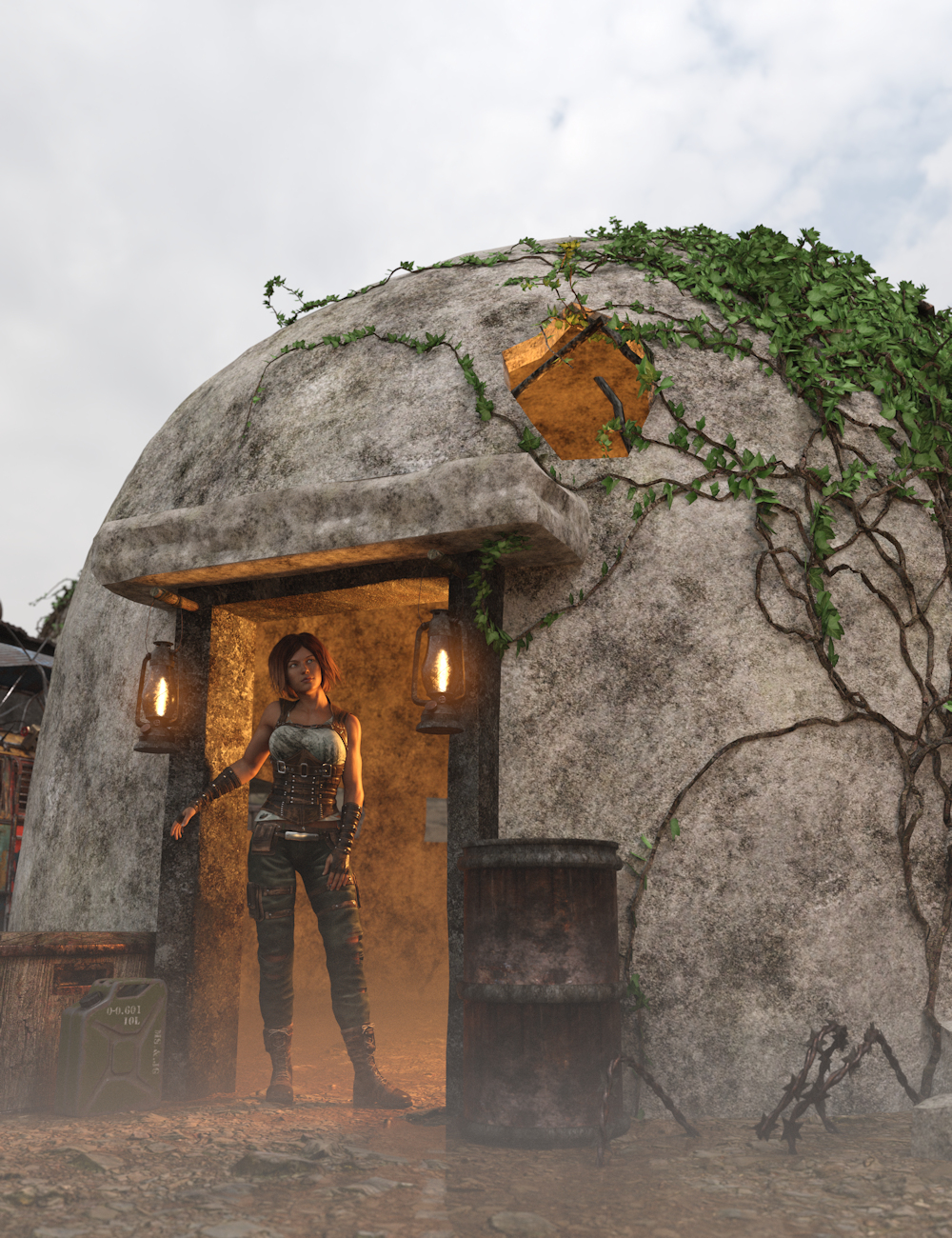 Post Apocalyptic Bunkers 2 | Daz 3D