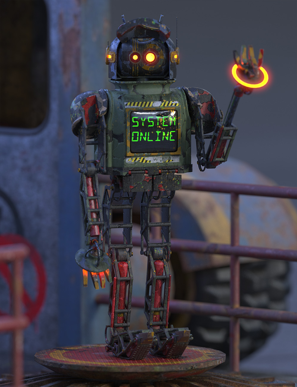 The Cog Regime Robot | Daz 3D